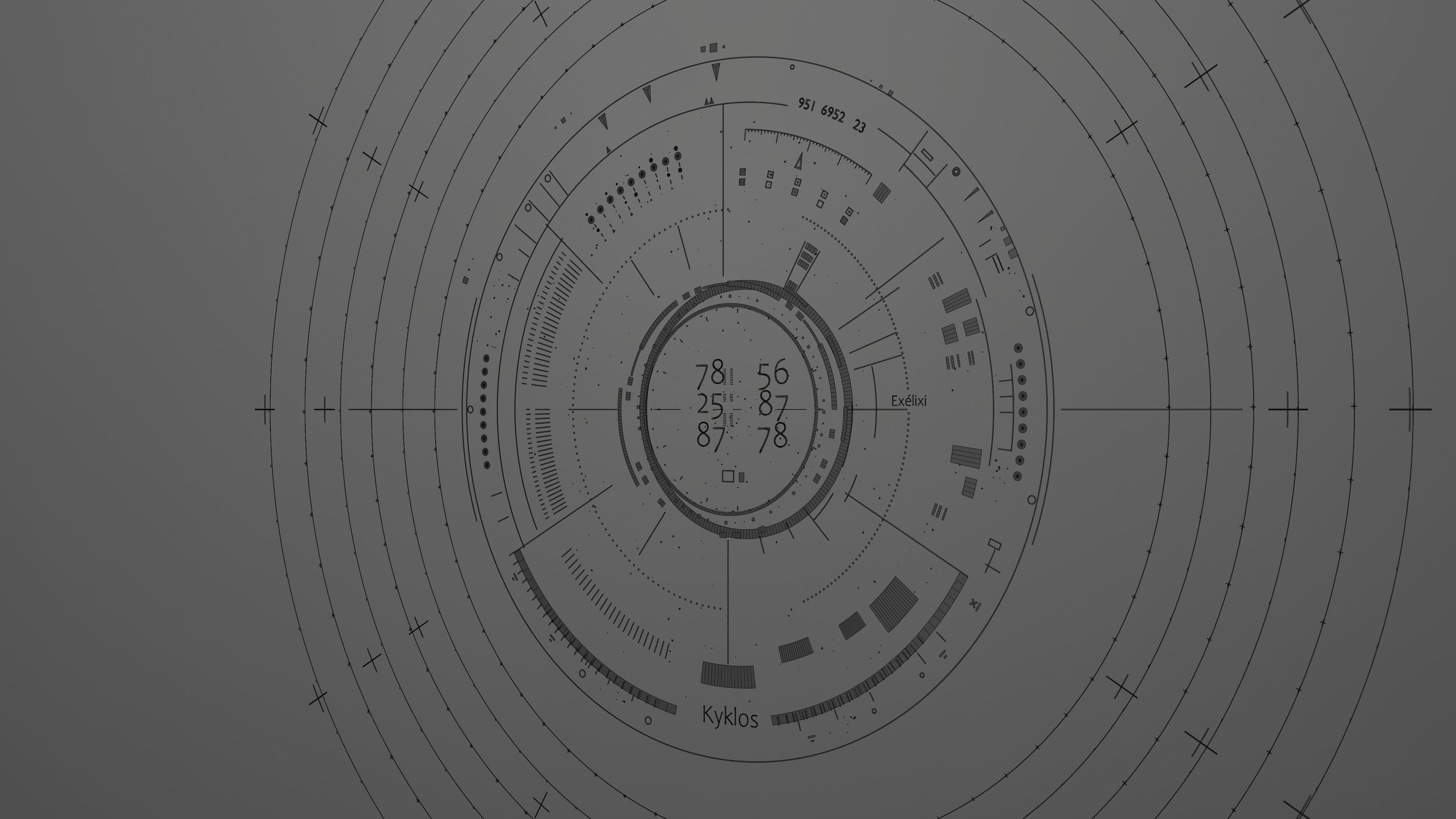 HUD and UI - Kyklos free 3D model animated | CGTrader