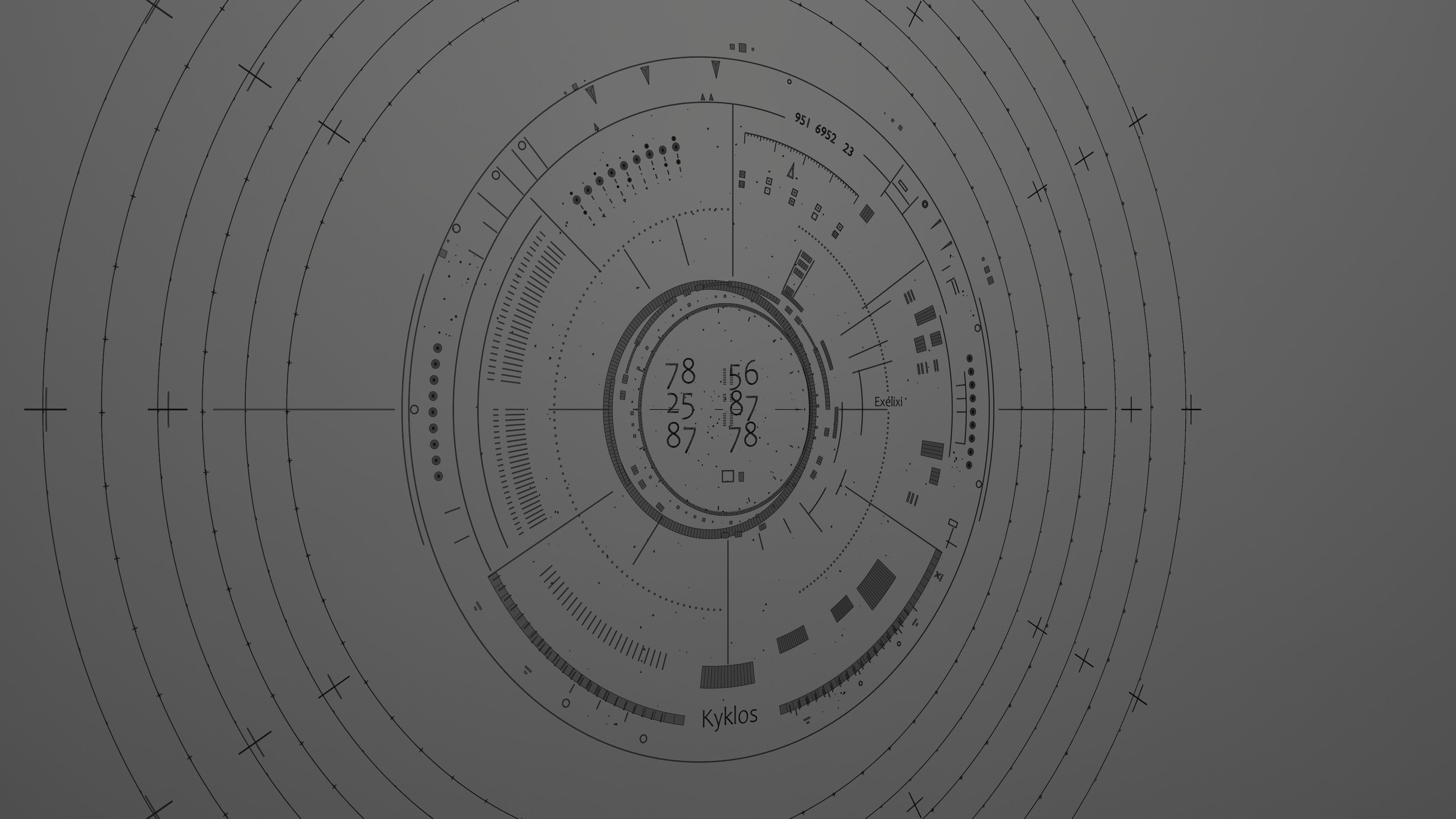 HUD and UI - Kyklos free 3D model animated | CGTrader