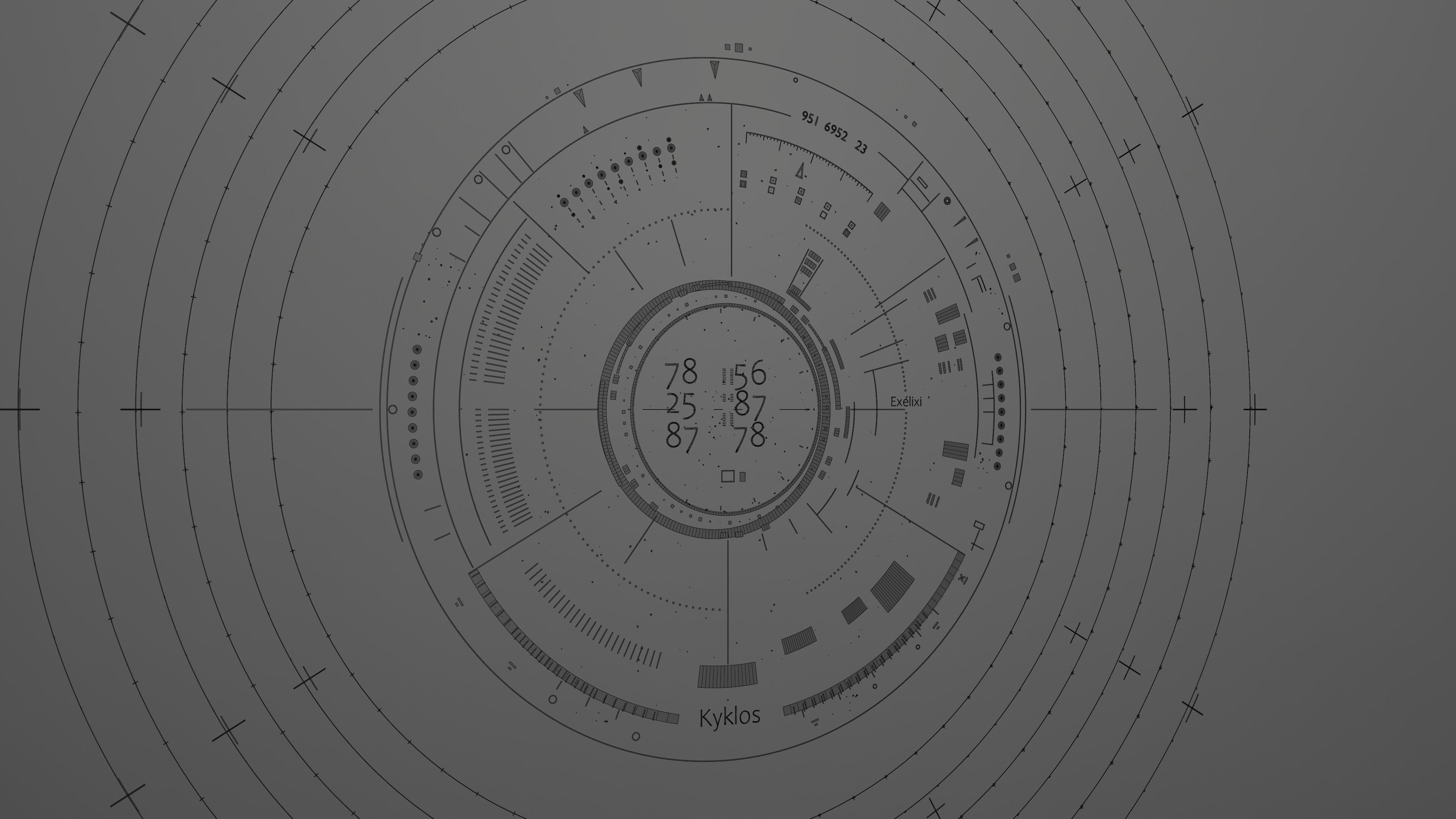 HUD and UI - Kyklos free 3D model animated | CGTrader