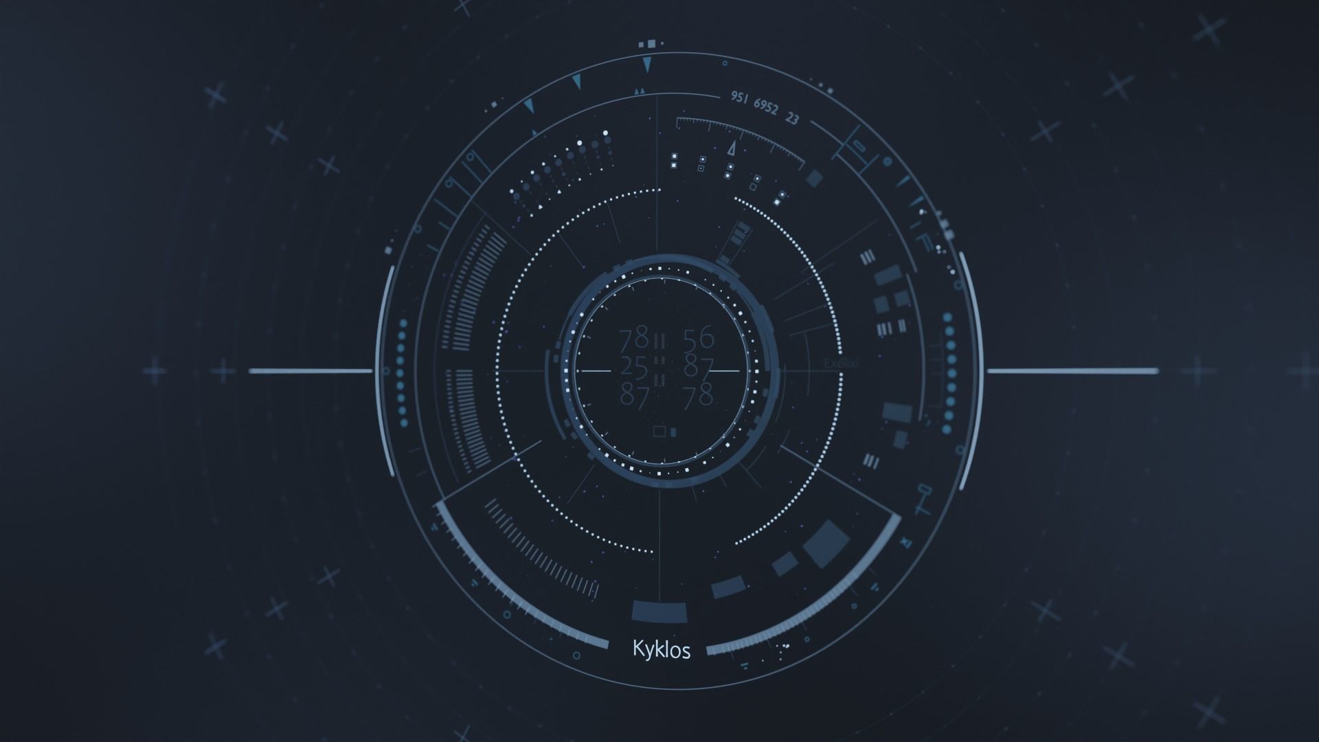 HUD and UI - Kyklos free 3D model animated | CGTrader