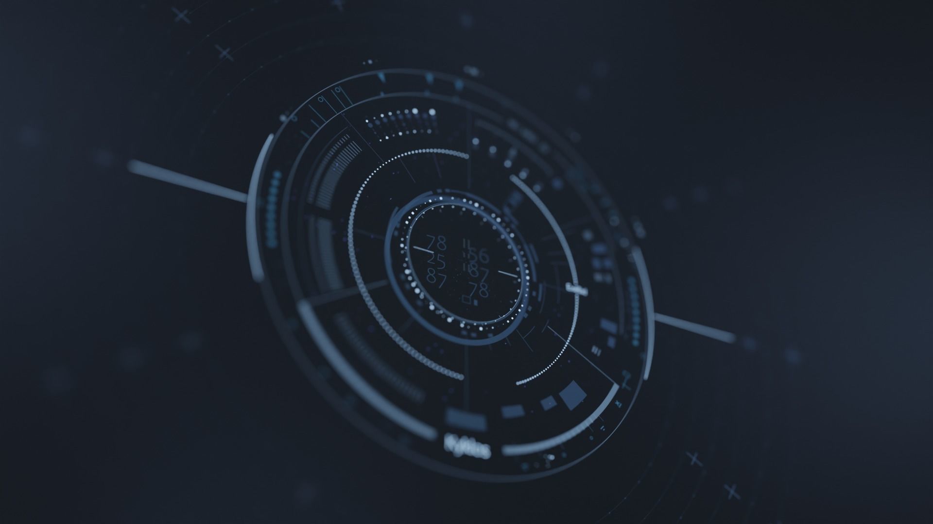 HUD and UI - Kyklos free 3D model animated | CGTrader