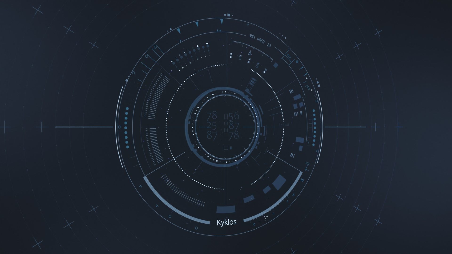 HUD and UI - Kyklos free 3D model animated | CGTrader