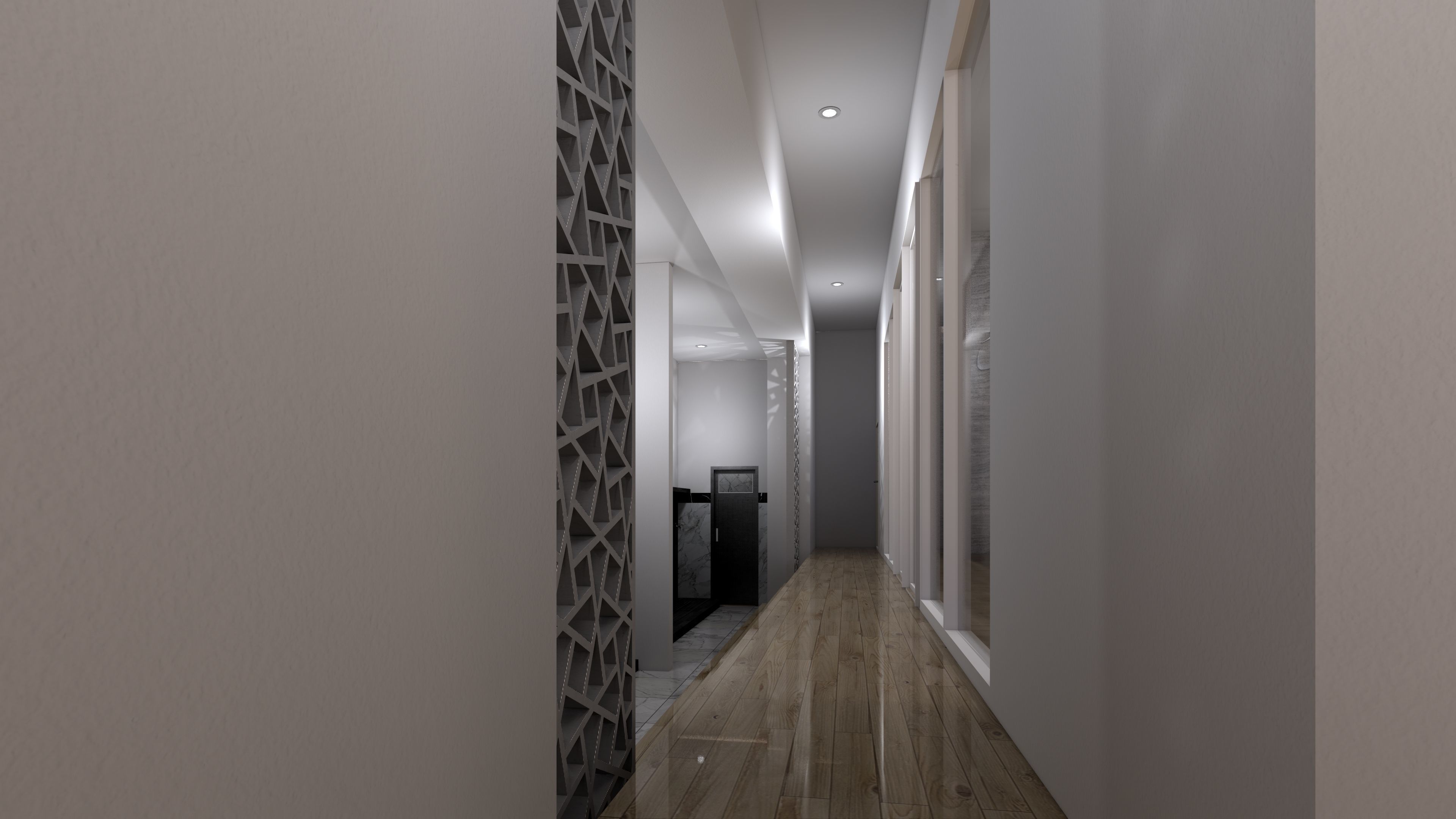 Simple Modern Islamic Prayer Room Mosque Mushola 3D model | CGTrader