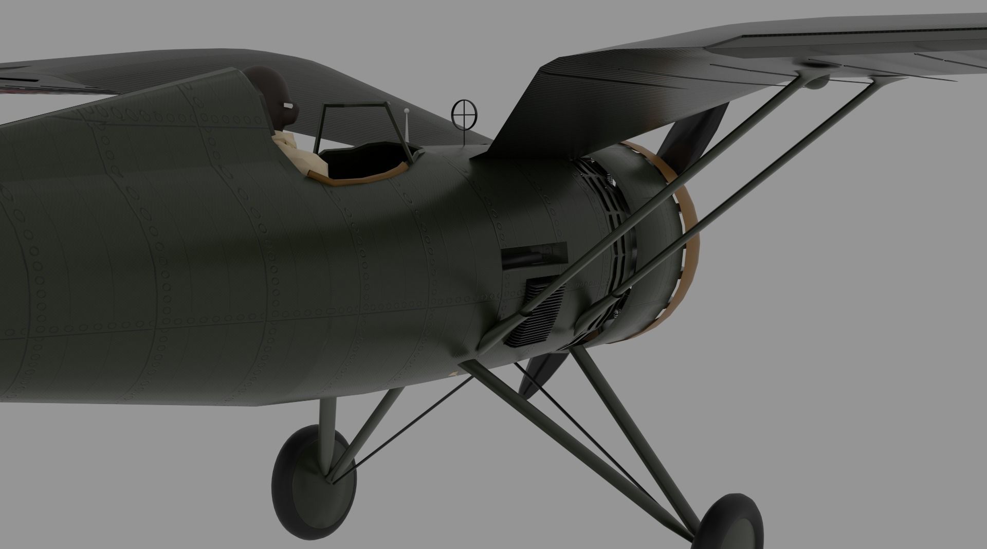PZL 11 C Polish Gullwing Fighter 3D model | CGTrader