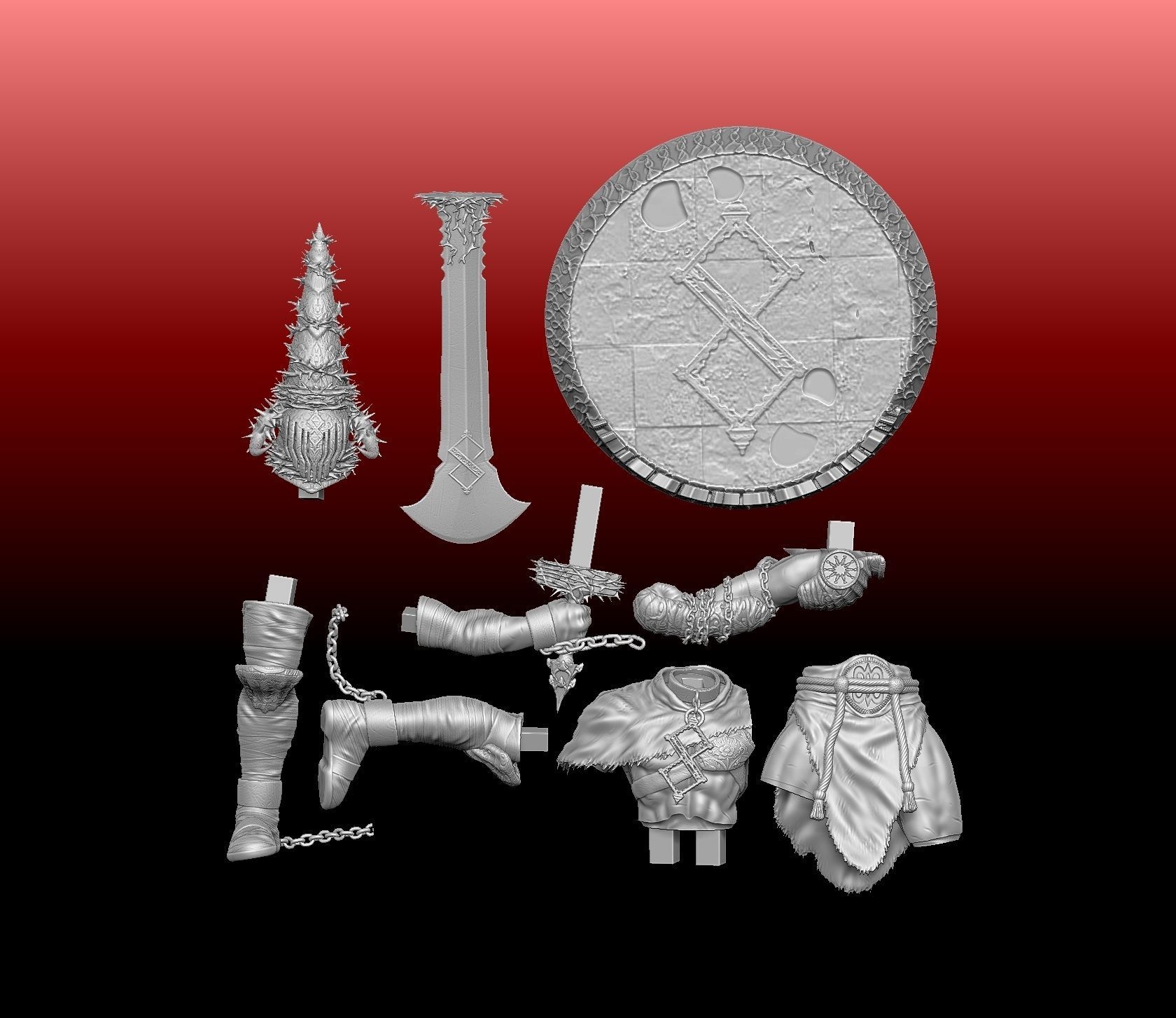 Blasphemous Penitent One - The Relentless Rectitude Skin 3D model 3D ...