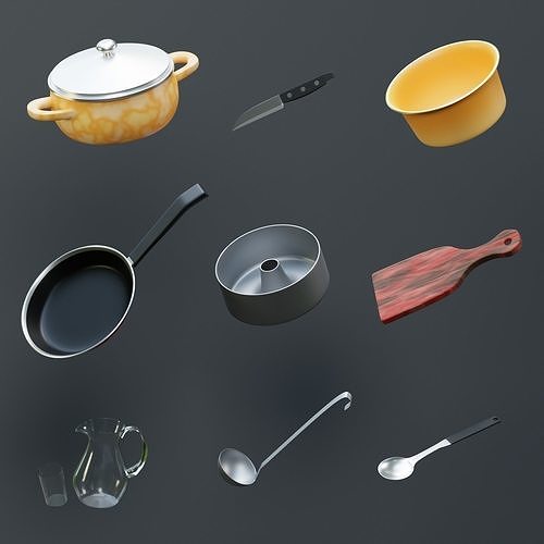 cooking equipment free 3D model | CGTrader