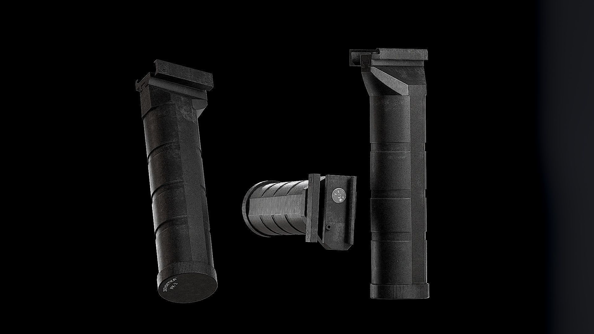3D model Grip RK-2 Zenit VR / AR / low-poly | CGTrader