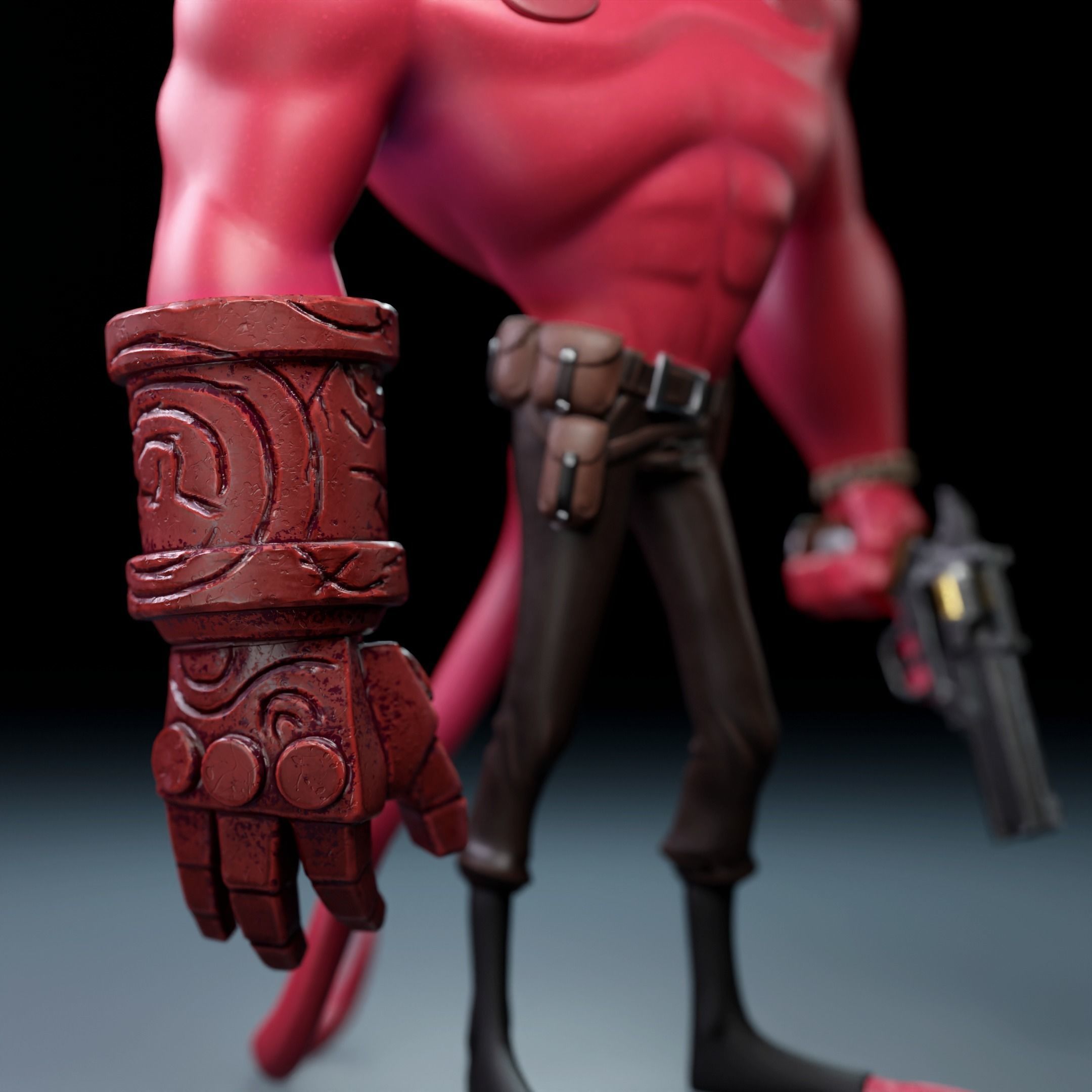 Hellboy fan art 3d printable collectible 3D model 3D printable | CGTrader