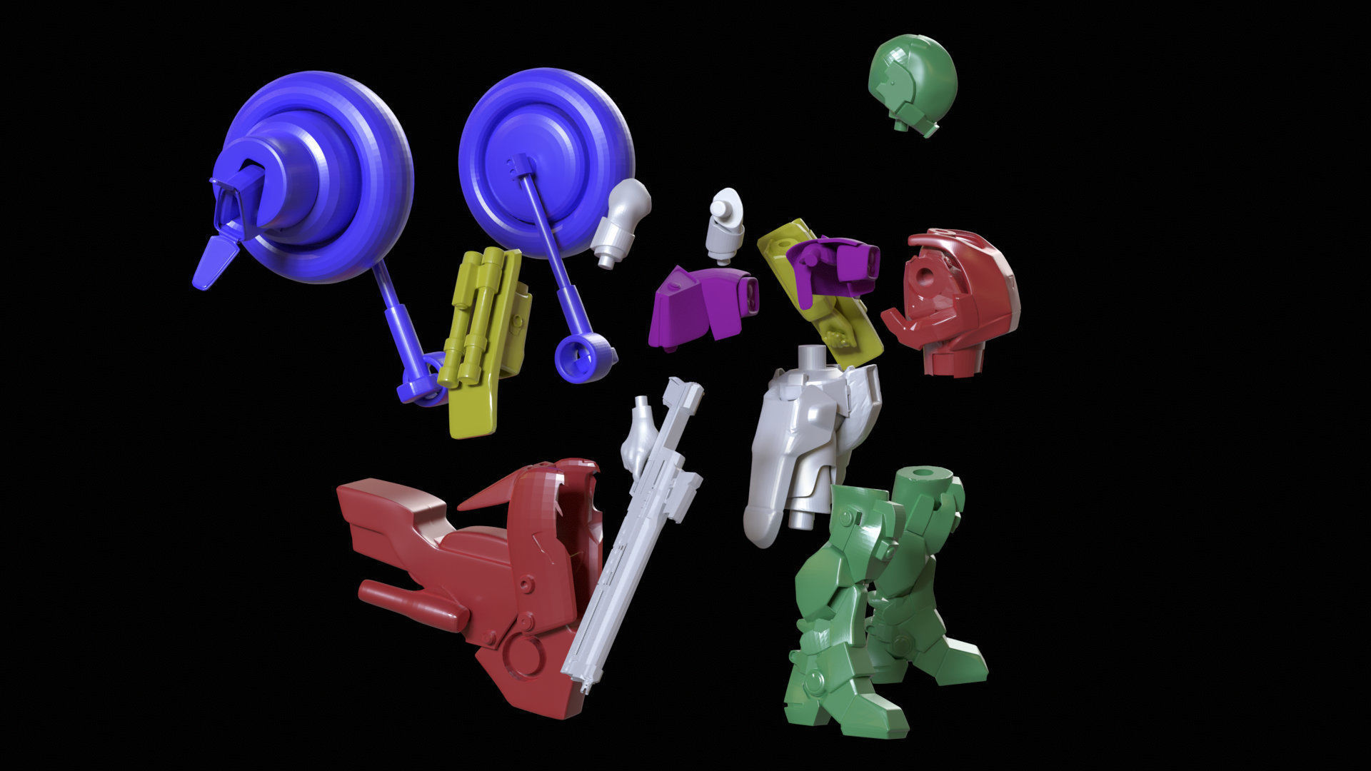 Veritech Cyclone Mospeda Printable 3D model 3D printable | CGTrader