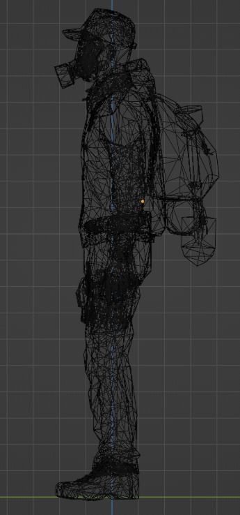 3D model Low Poly character standing VR / AR / low-poly | CGTrader