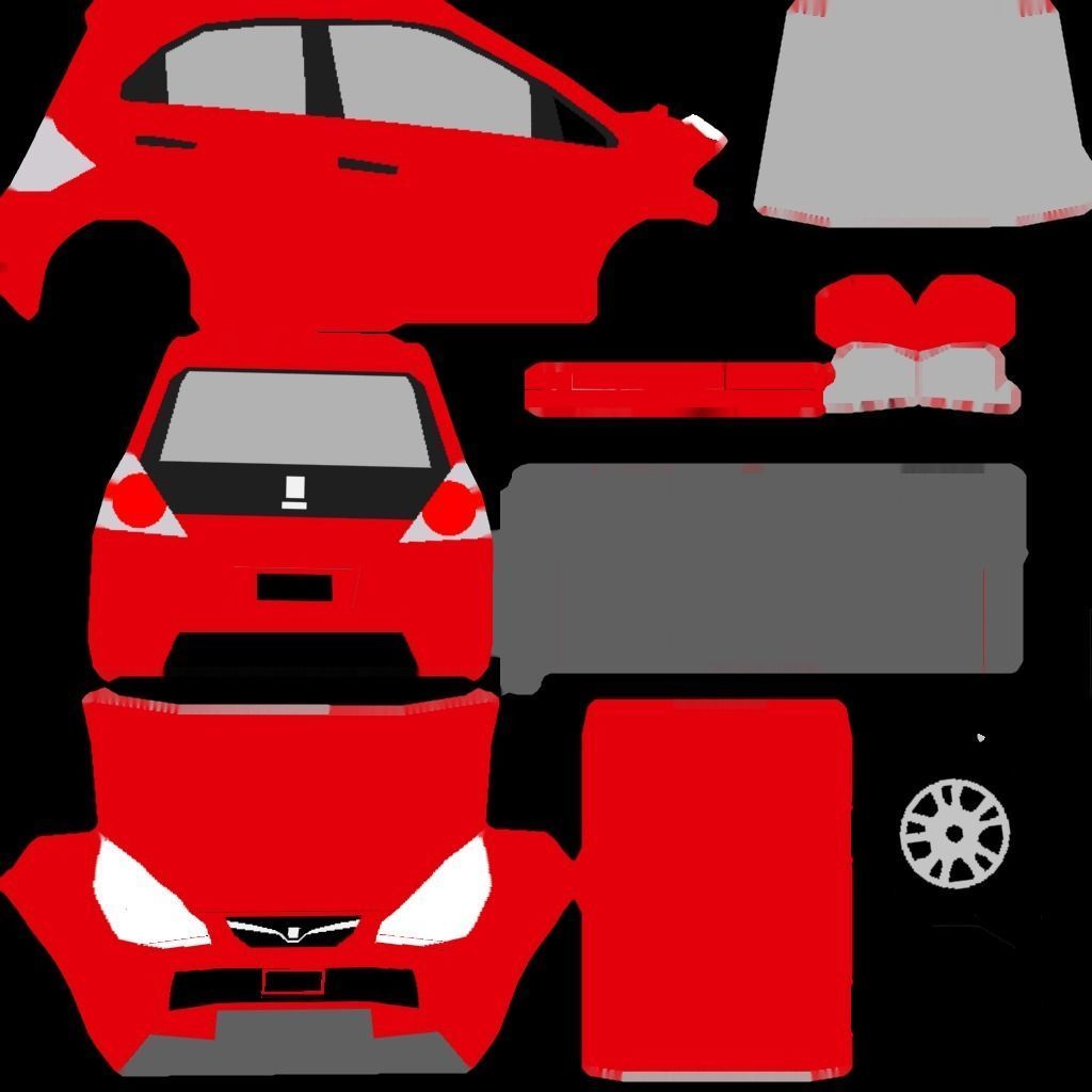 3D model Honda Brio low poly car VR / AR / low-poly | CGTrader