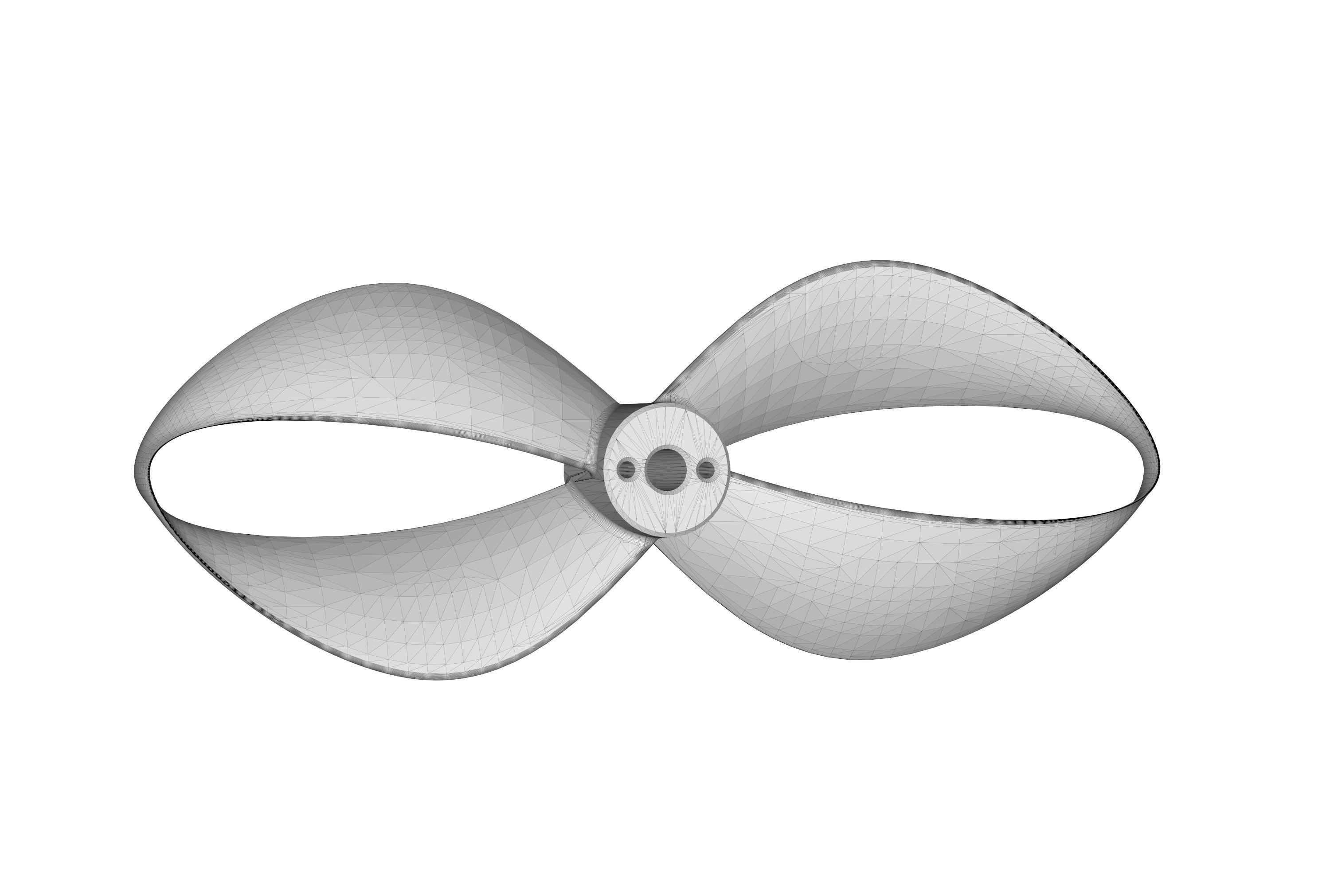 Toroidal drone propeller - 2 blades 3D model 3D printable | CGTrader