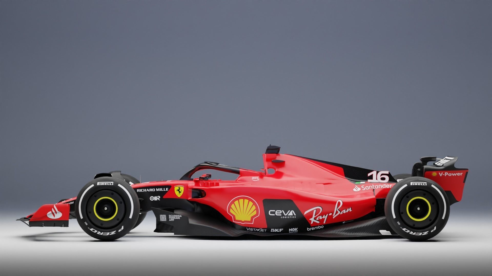 Ferrari SF23 3D model | CGTrader