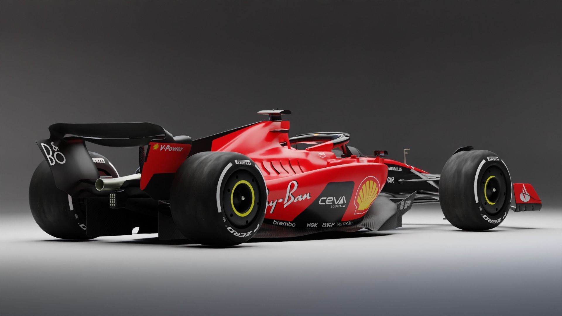 Ferrari SF23 3D model | CGTrader