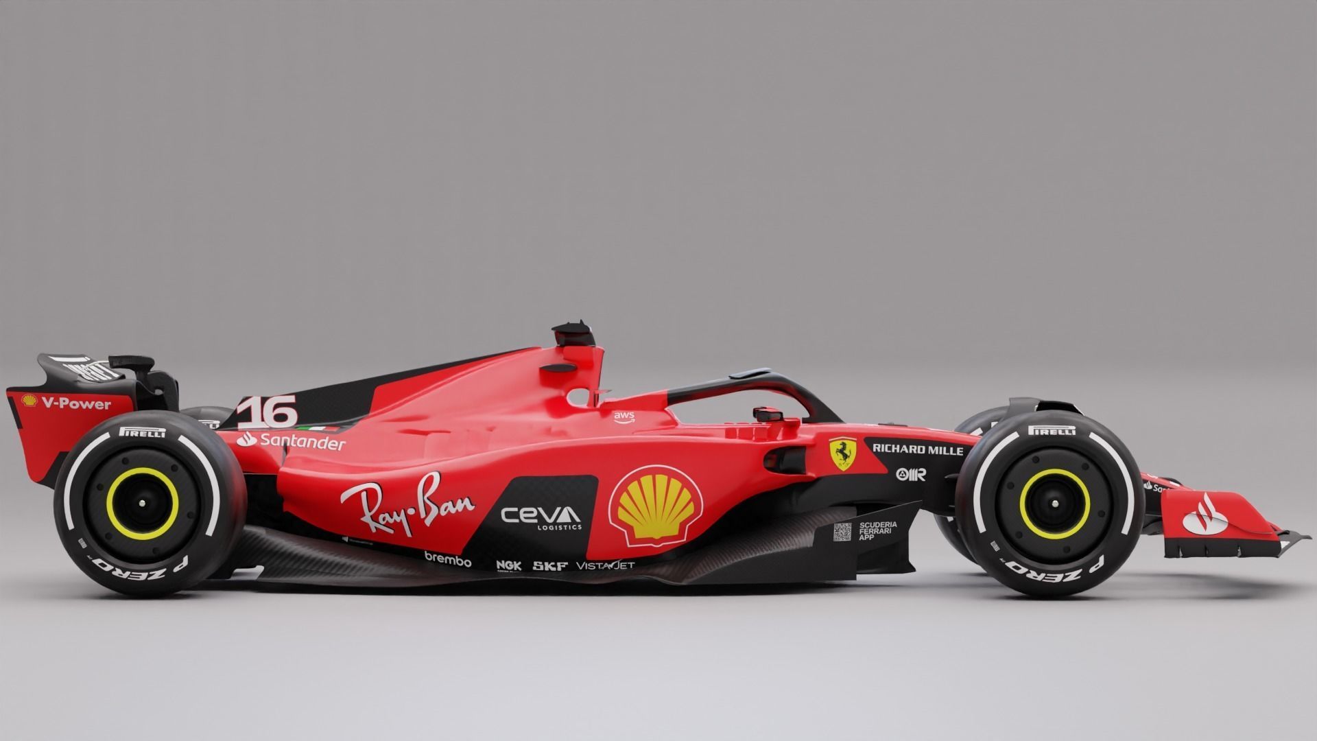 Ferrari SF23 3D model | CGTrader