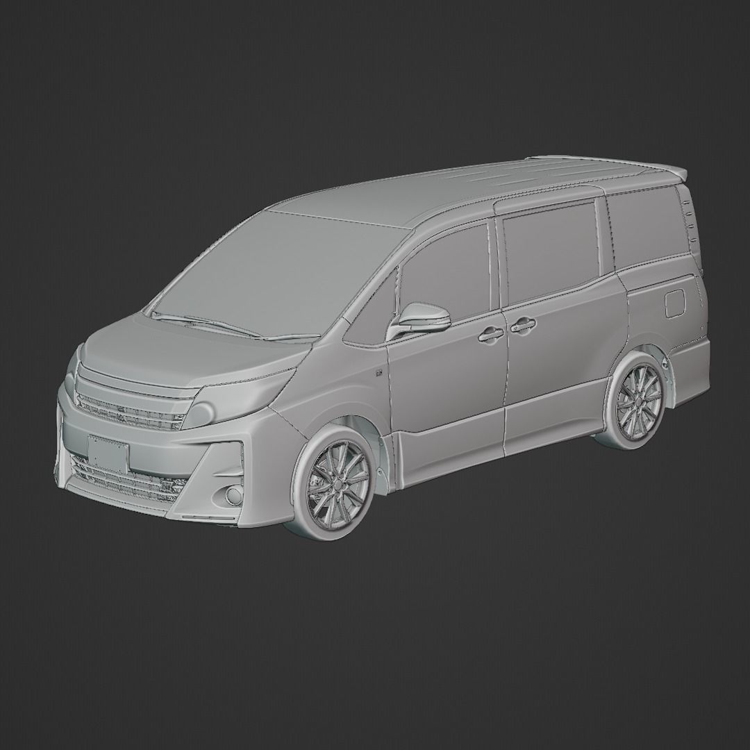 Toyota Noah GR Sport 2020 3D model | CGTrader