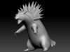 Typhlosion 3D model 3D printable | CGTrader