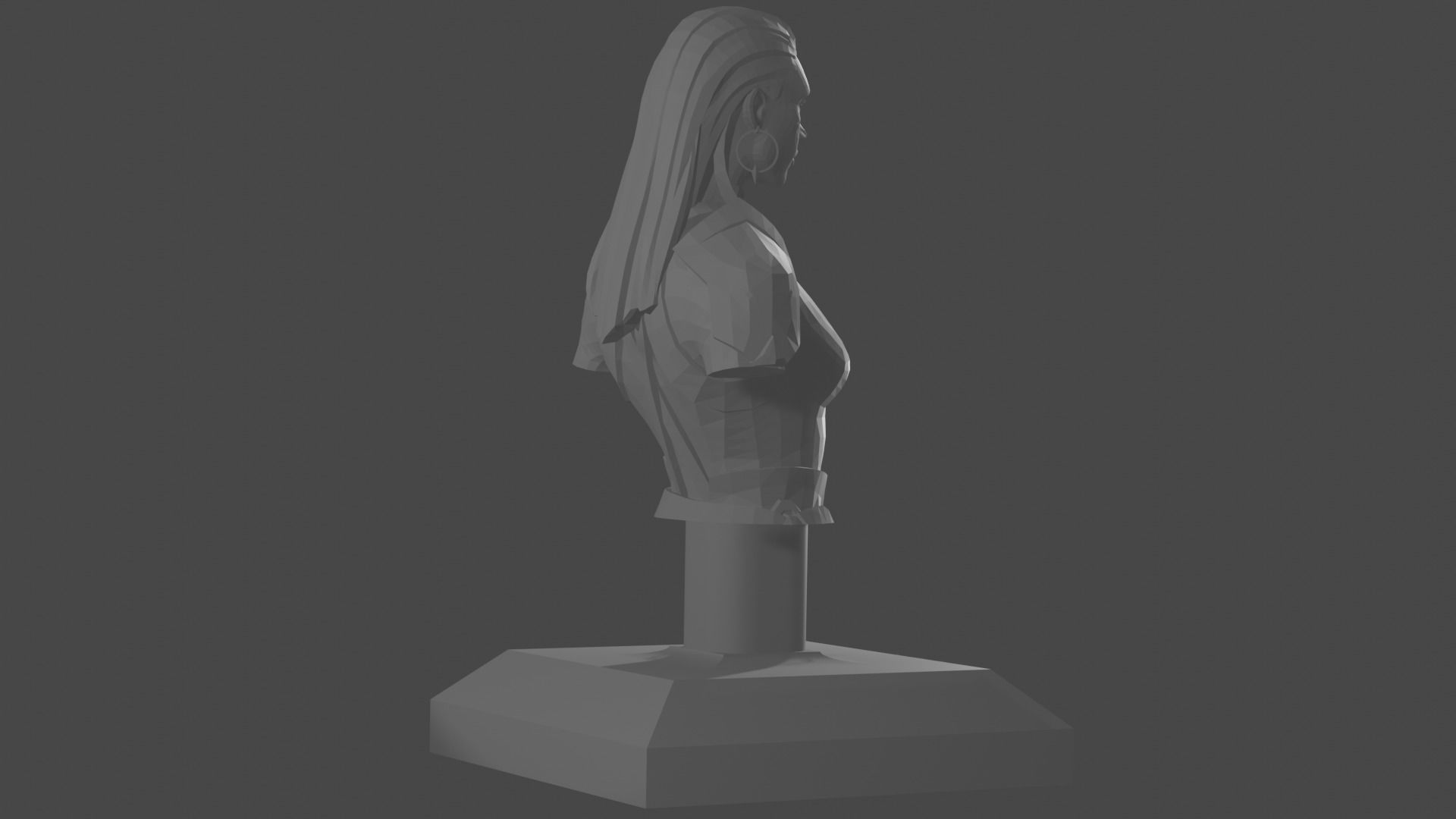 Valorant Reyna Bust - 3D print ready 3D model 3D printable | CGTrader