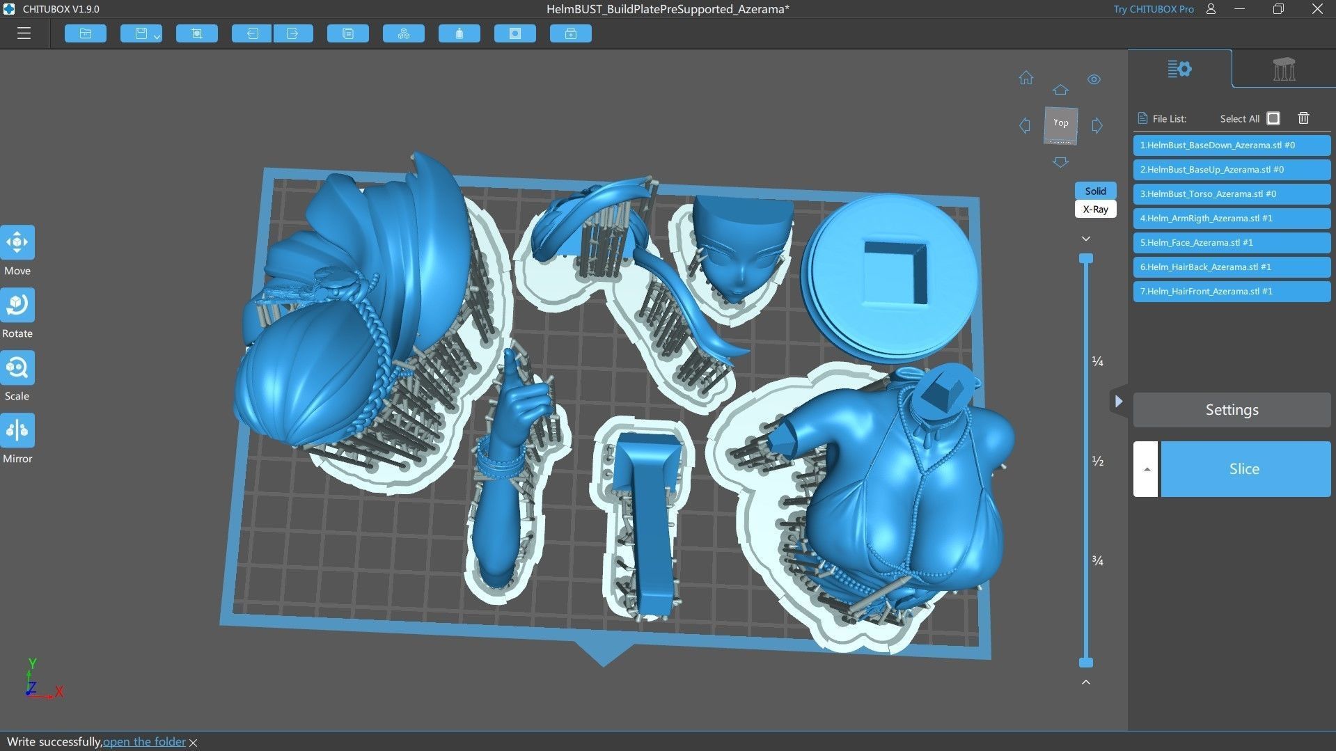HELM NIKKE BUST - STL READY FOR 3D PRINTING 3D model 3D printable ...