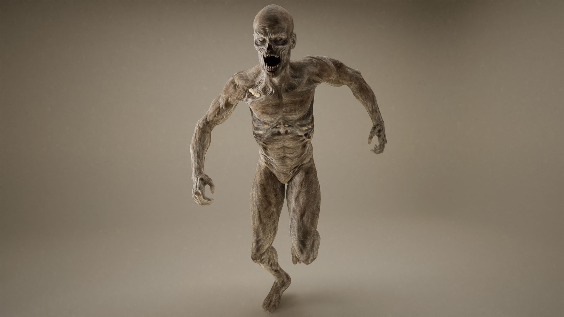 3D model Ancient Zombie VR / AR / low-poly | CGTrader