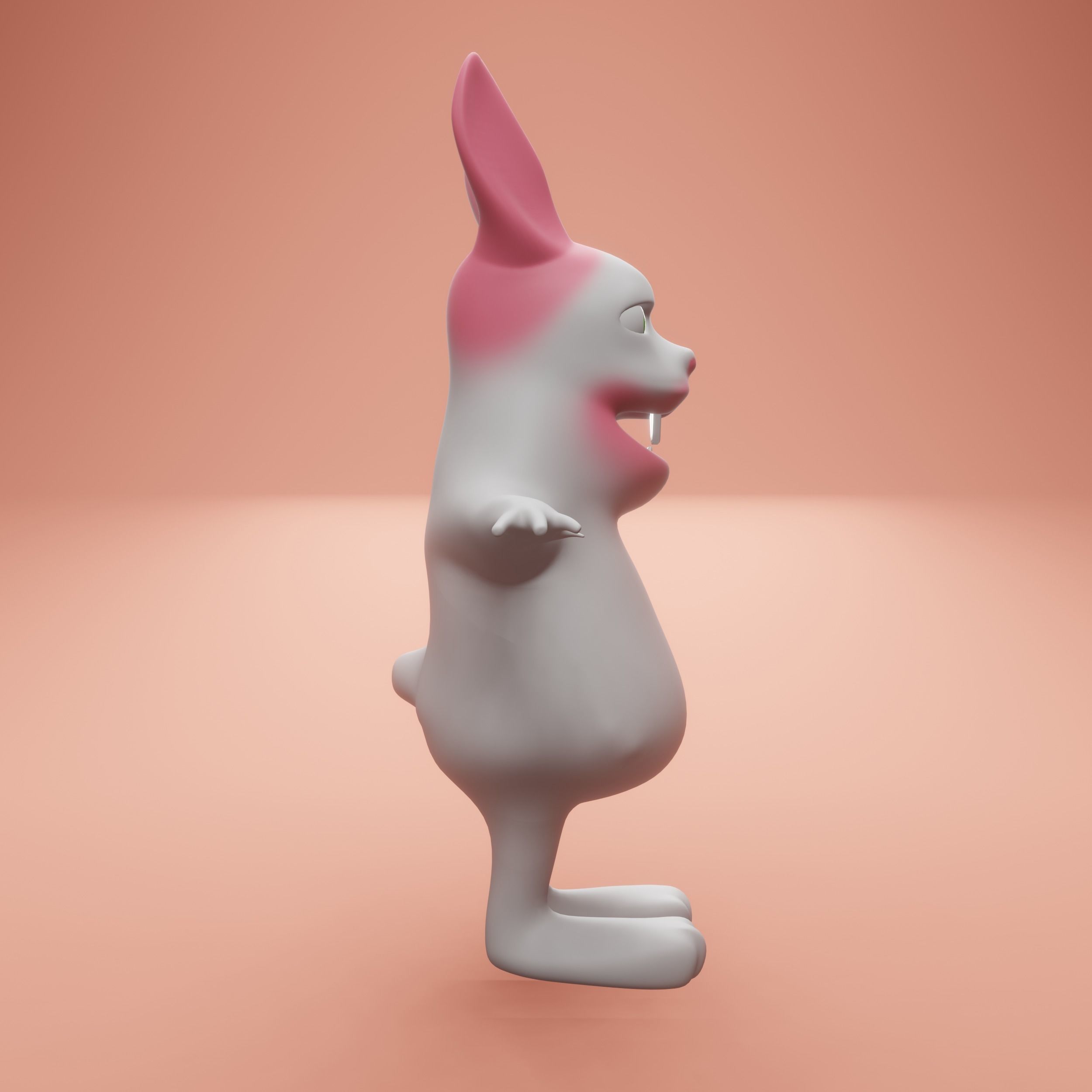 3D model Chubby Bunny - The Adventures of a White Magic Rabbit VR / AR ...