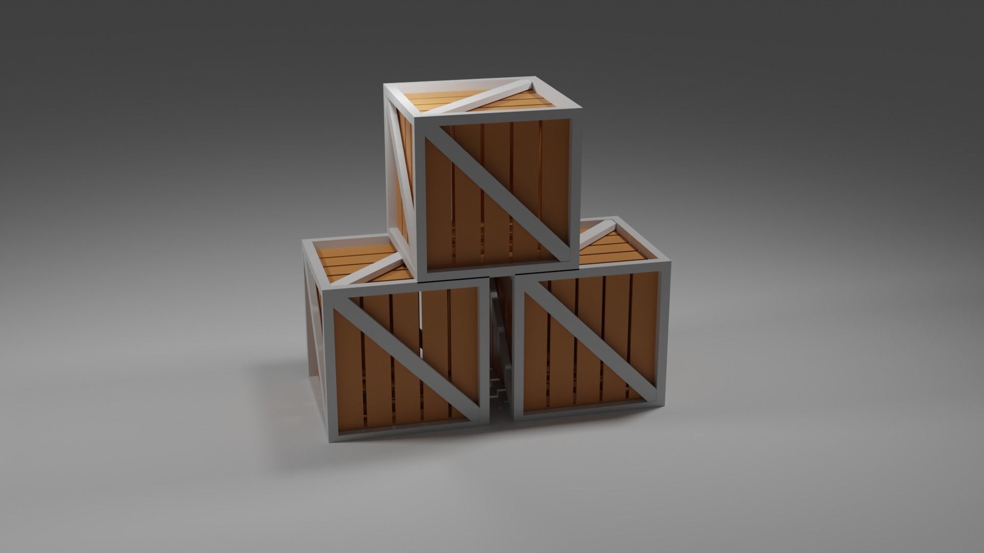 3D model Lowpoly wood crate VR / AR / low-poly | CGTrader