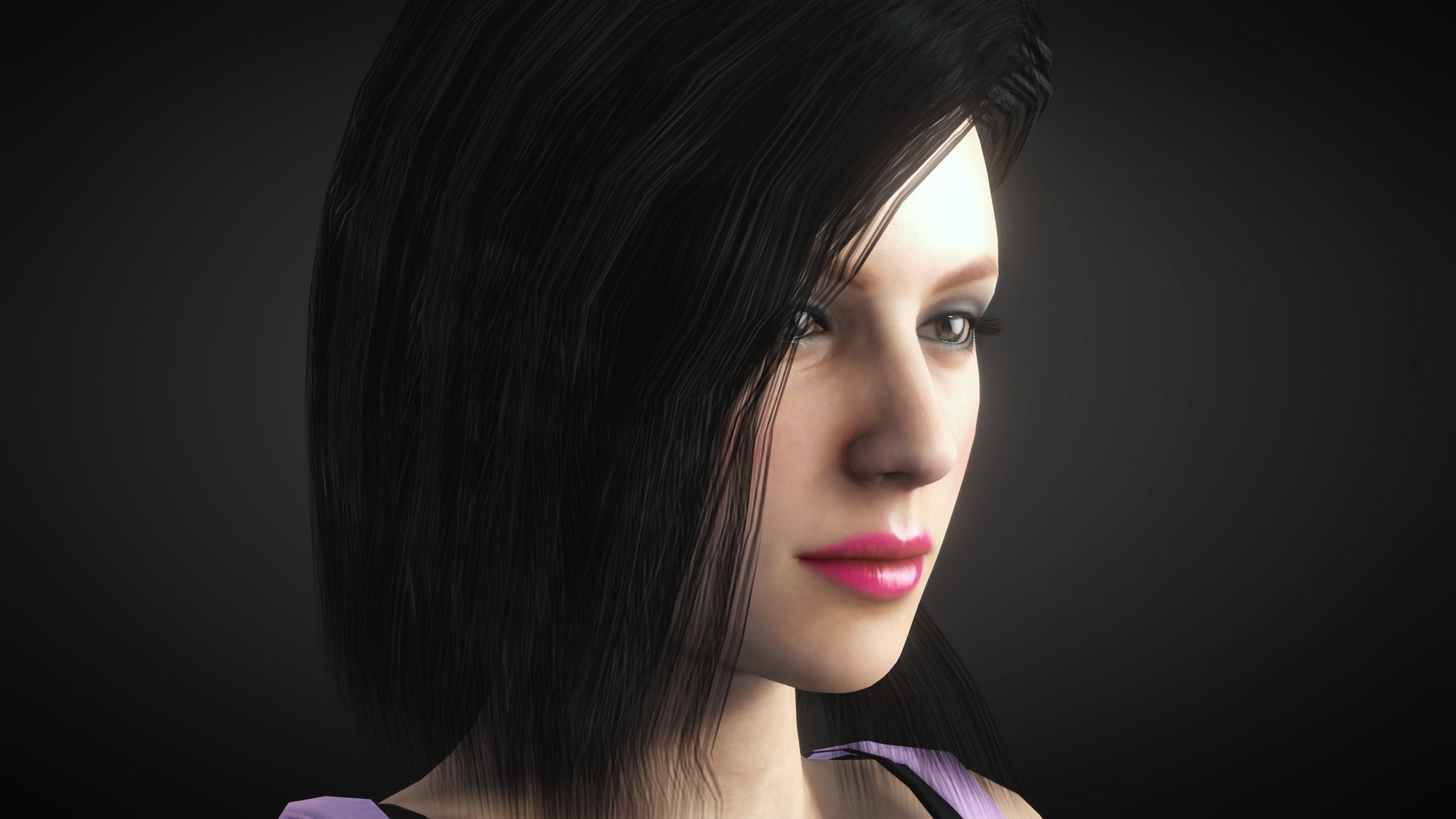 3D model Emo Girl - Top Model woman in highheels - Rigged and ...