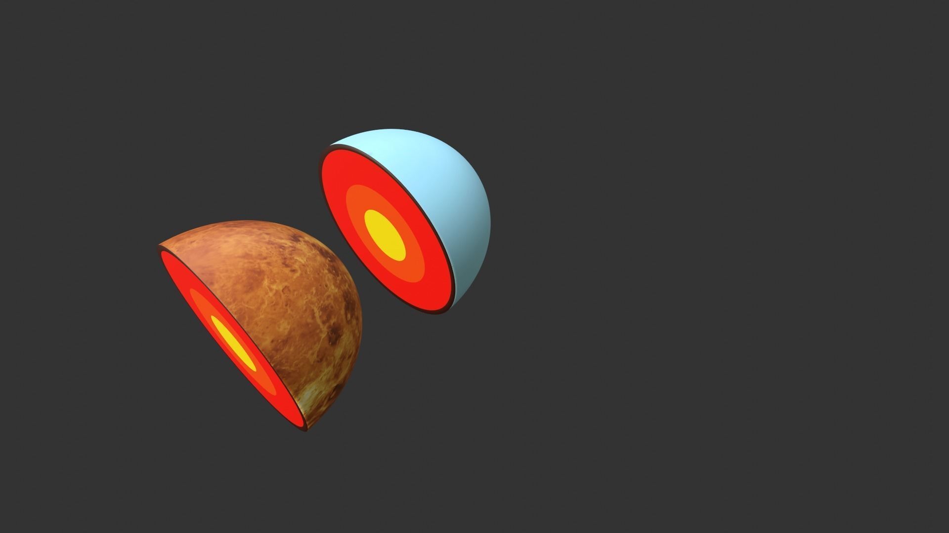 3D model uranus and venus VR / AR / low-poly | CGTrader