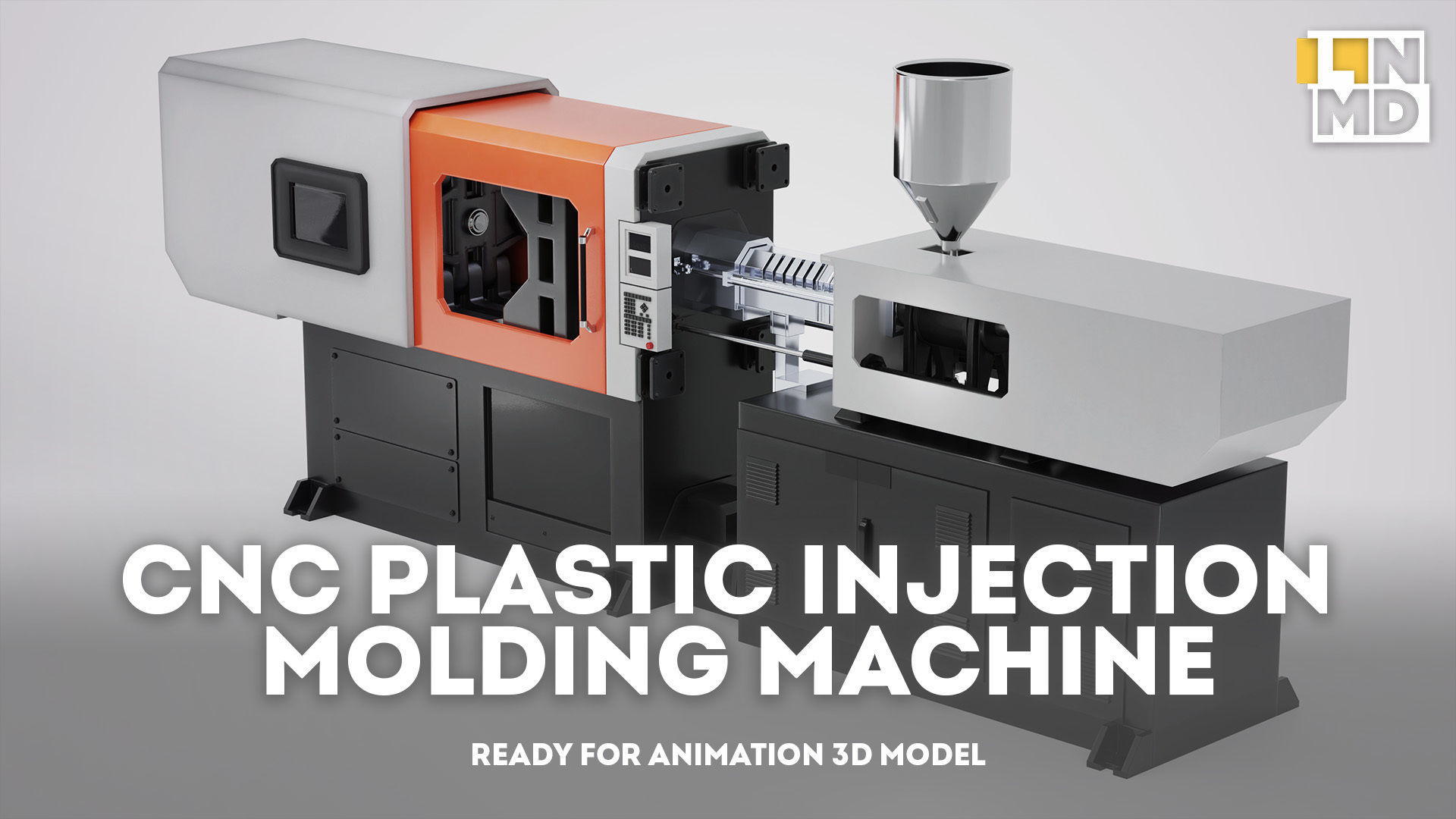 3D model CNC Plastic Injection Molding Machine ready for animation VR ...