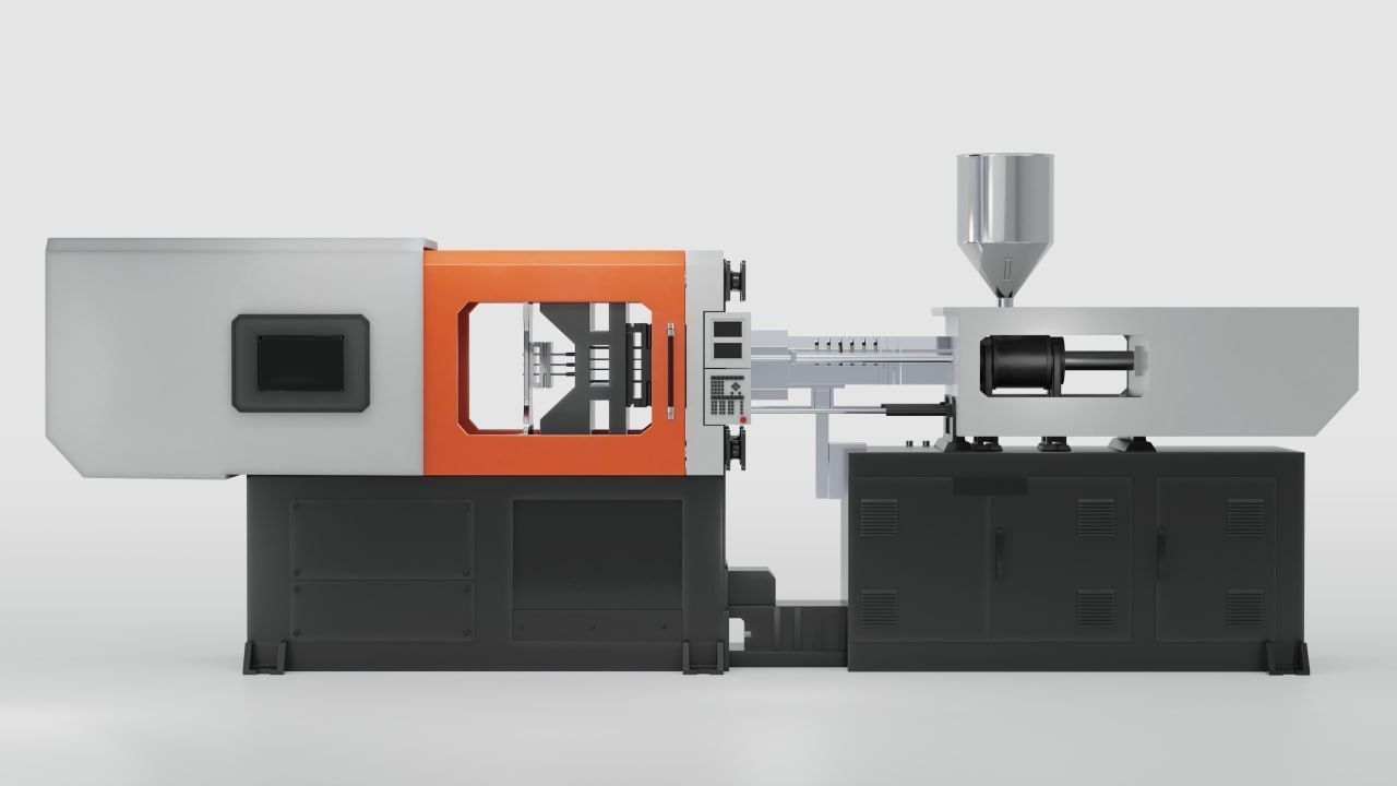 3D model CNC Plastic Injection Molding Machine ready for animation VR ...