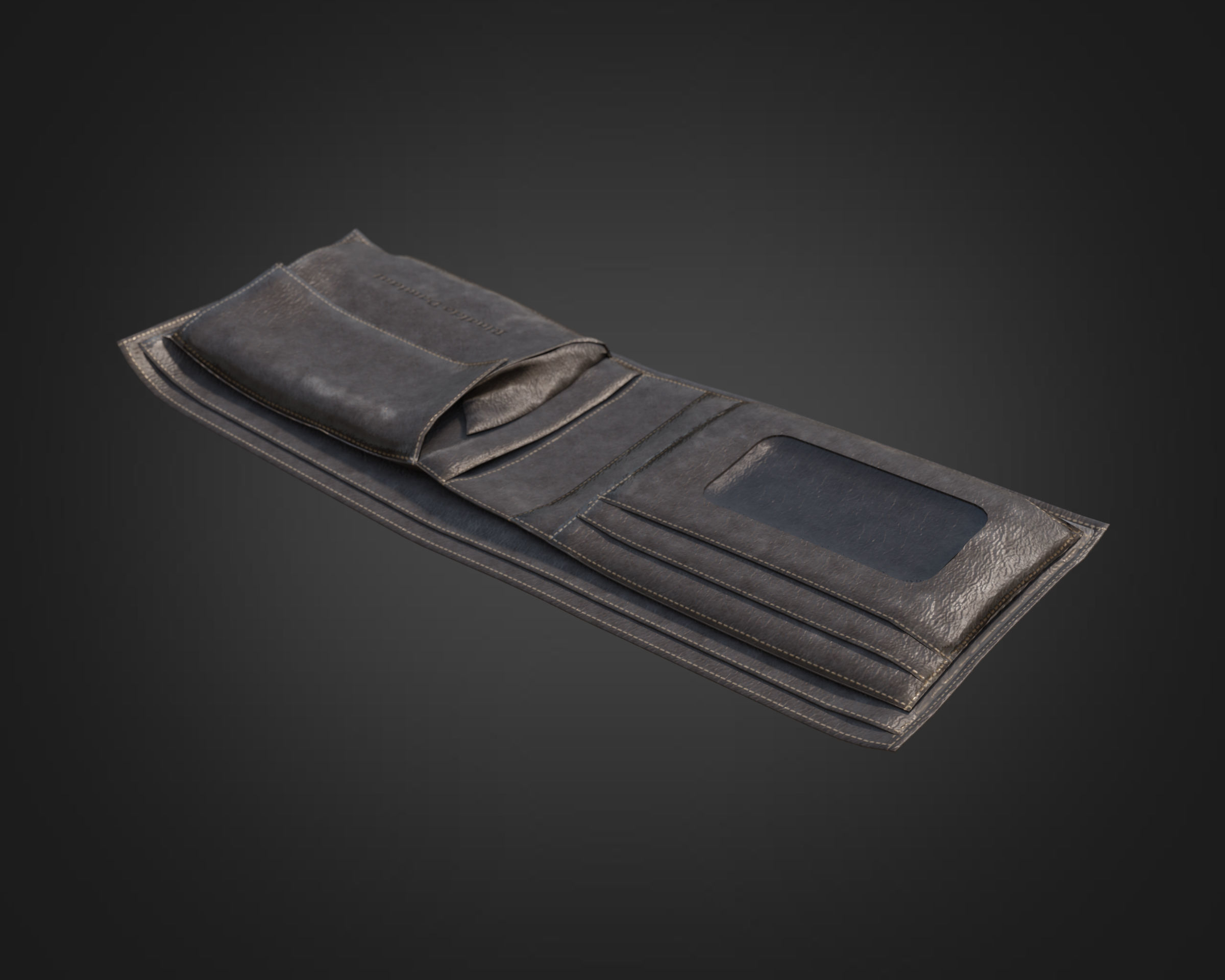 3D model Model of a leather wallet VR / AR / low-poly | CGTrader