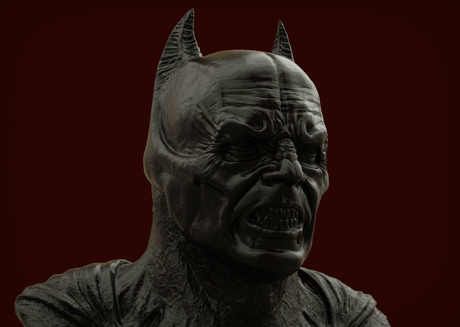 Demon Batman-Batman Begins 3D model 3D printable | CGTrader