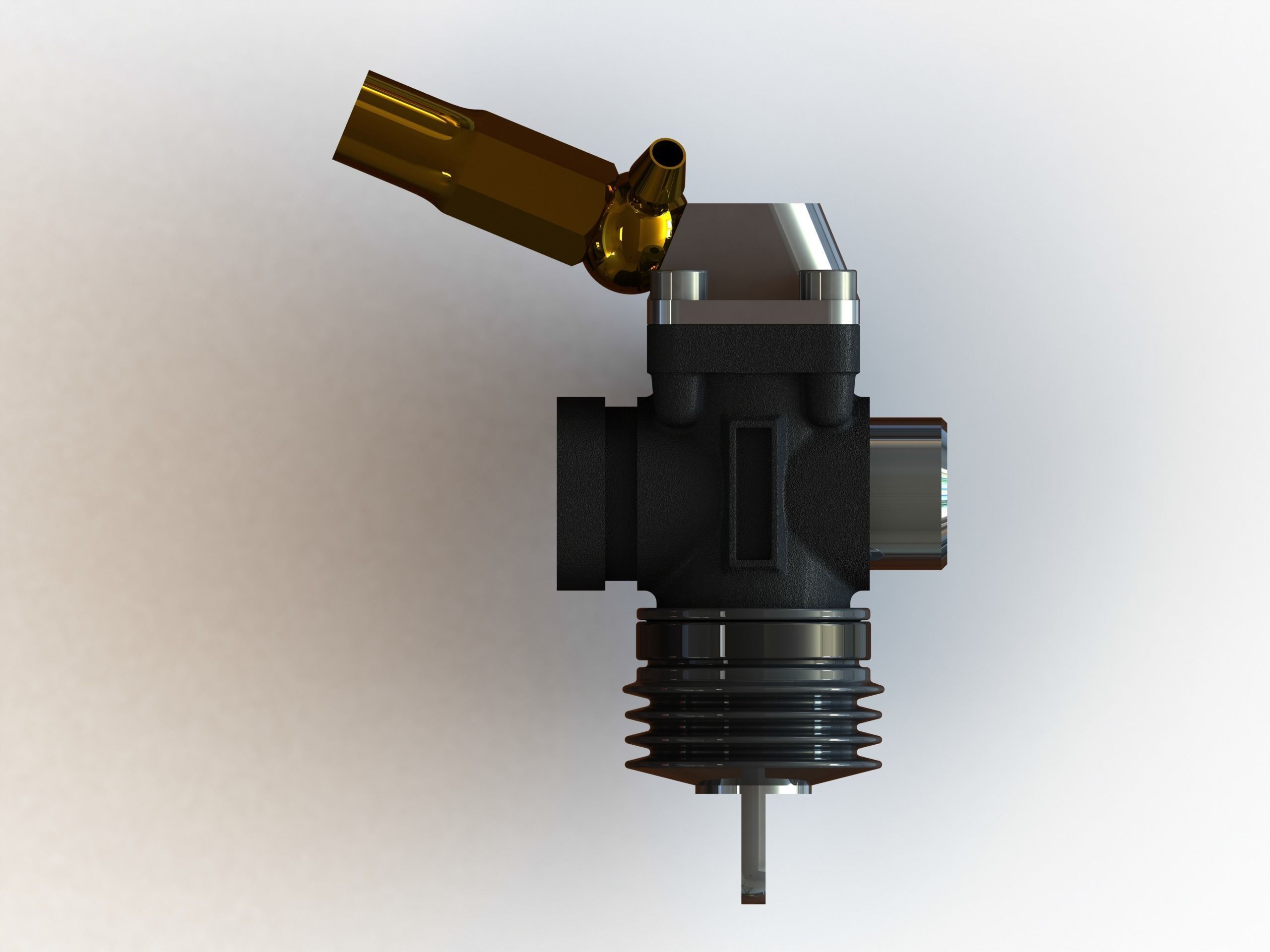 Nitro Engine Carburetor for Rc Cars 3D model rigged | CGTrader