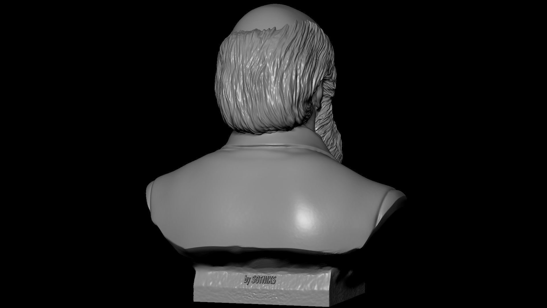 Charles Darwin 3D model 3D printable | CGTrader