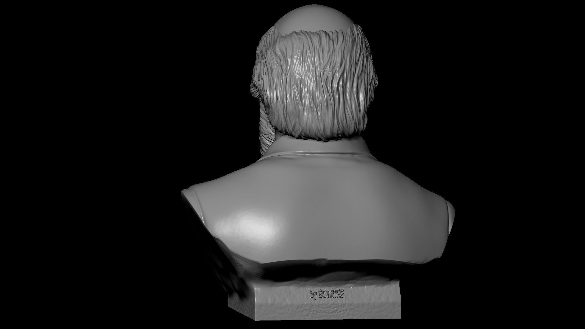 Charles Darwin 3D model 3D printable | CGTrader