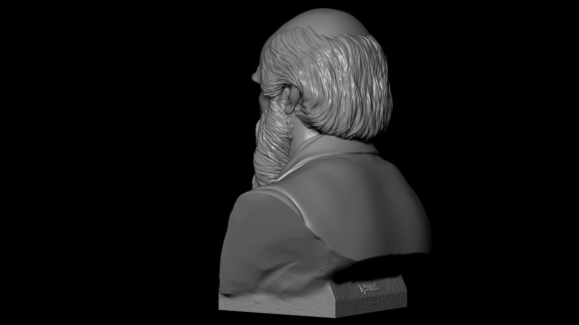 Charles Darwin 3D model 3D printable | CGTrader