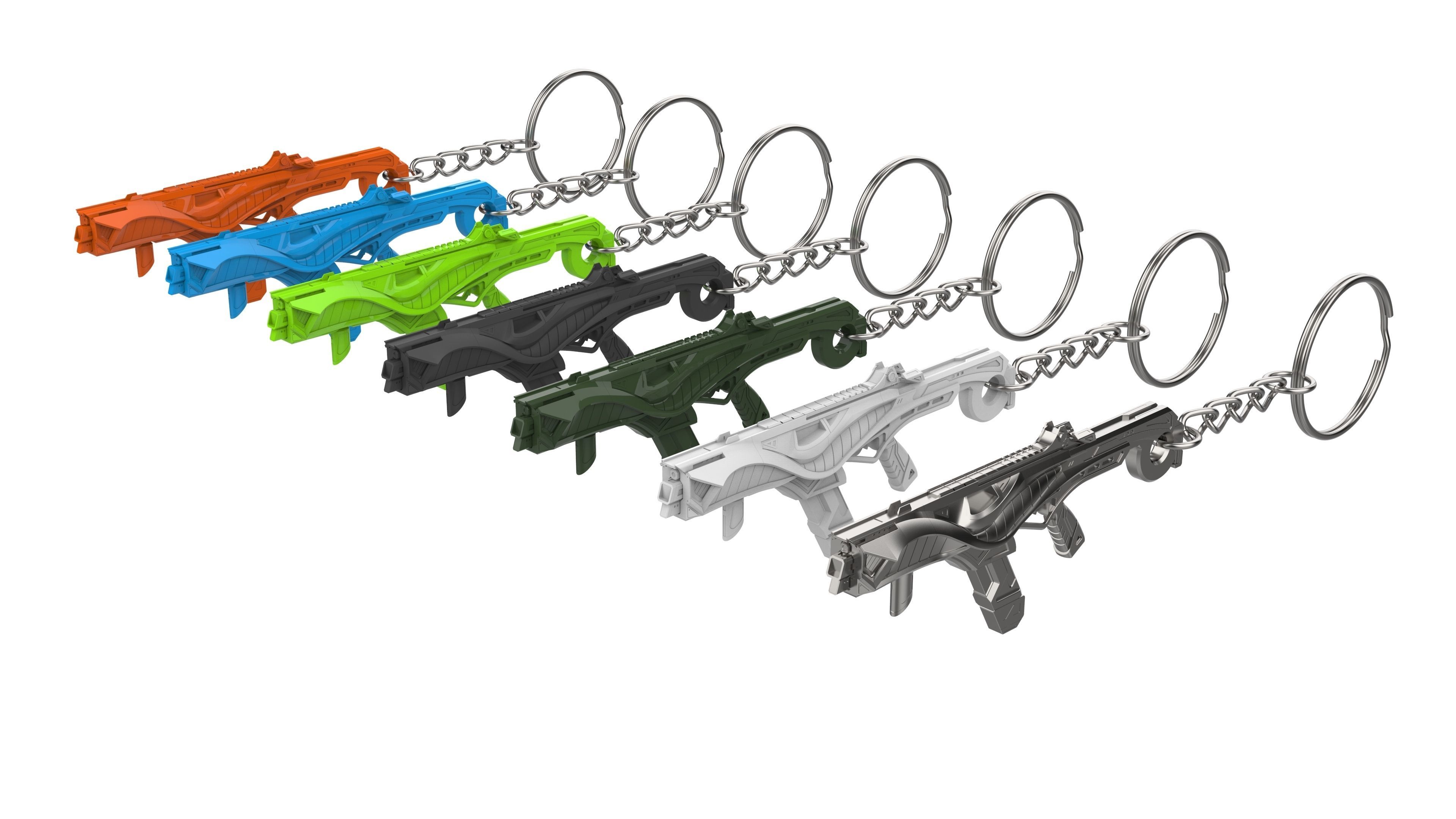 Keychain - R-99 Cutting Edge - APEX - Printable - STL 3D model 3D ...