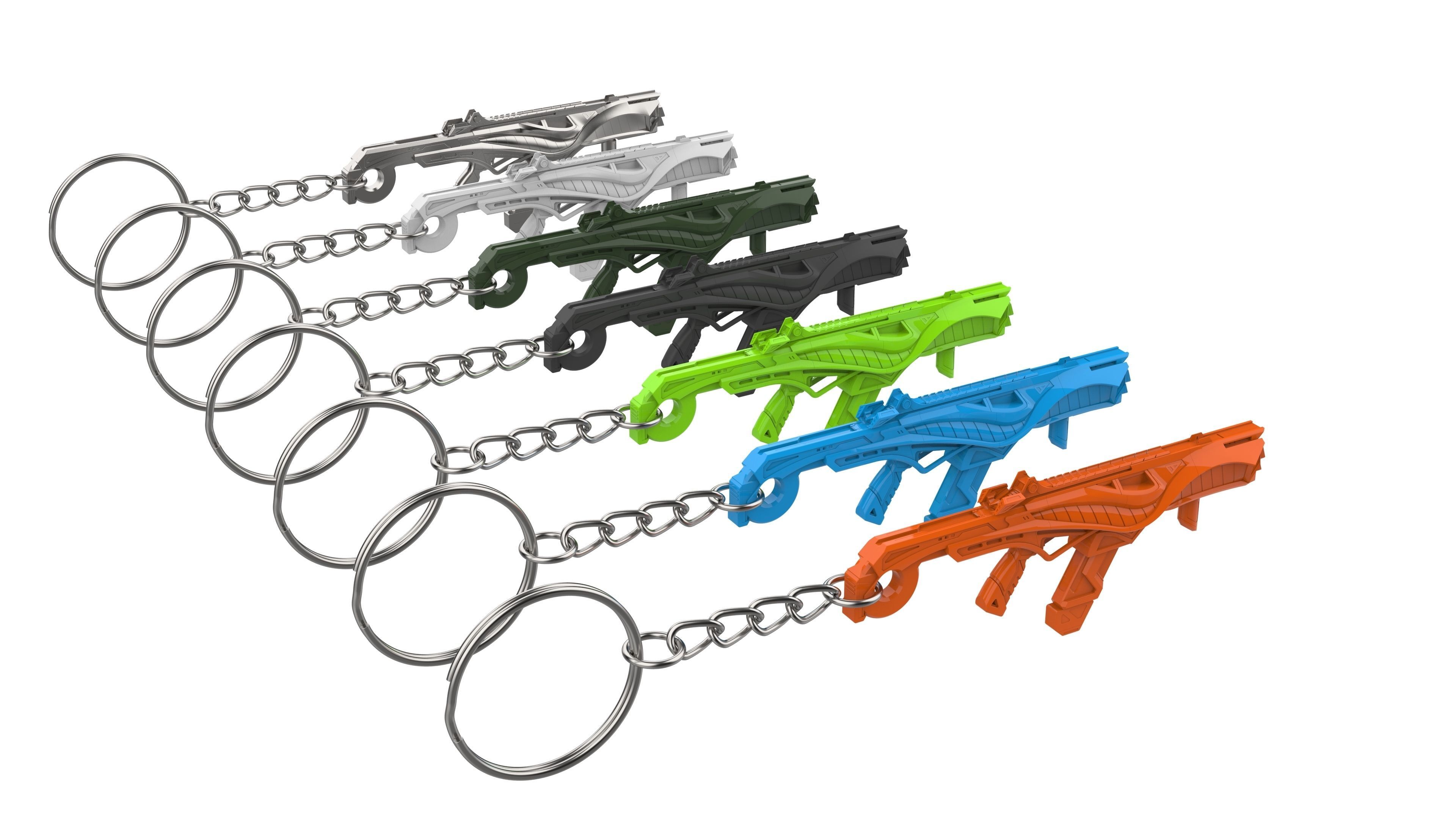 Keychain - R-99 Cutting Edge - APEX - Printable - STL 3D model 3D ...