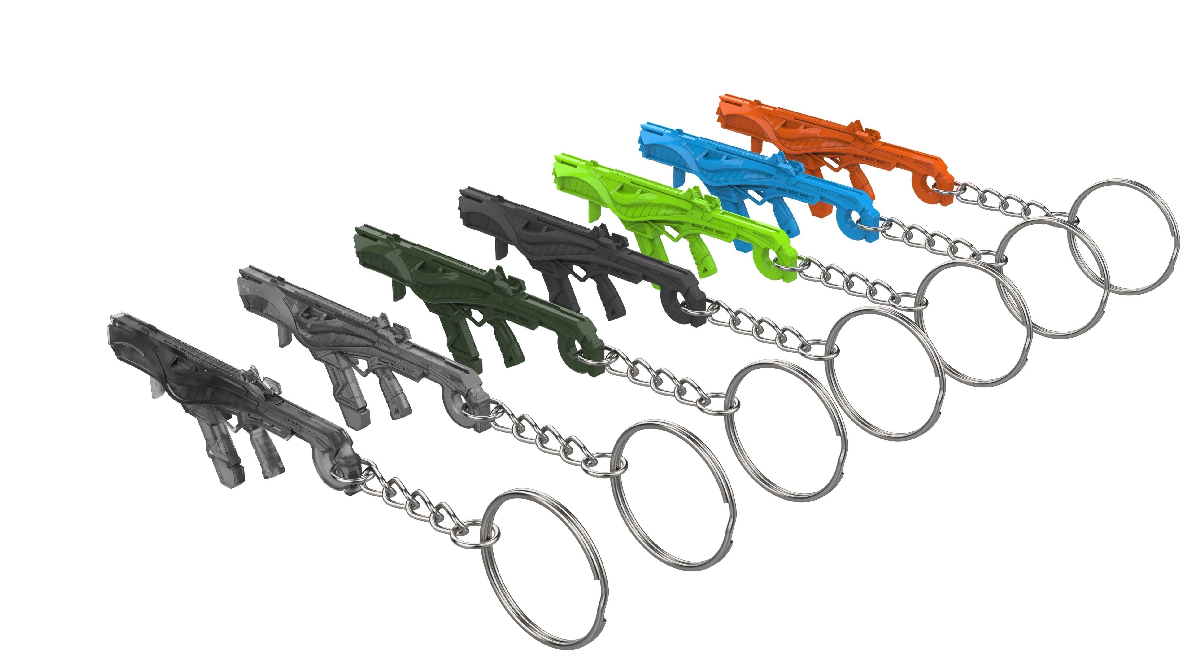 Keychain - R-99 Cutting Edge - APEX - Printable - STL 3D model 3D ...