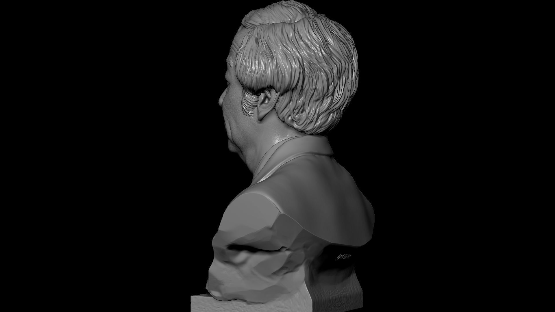 Satoshi Nakamoto 3D model 3D printable | CGTrader
