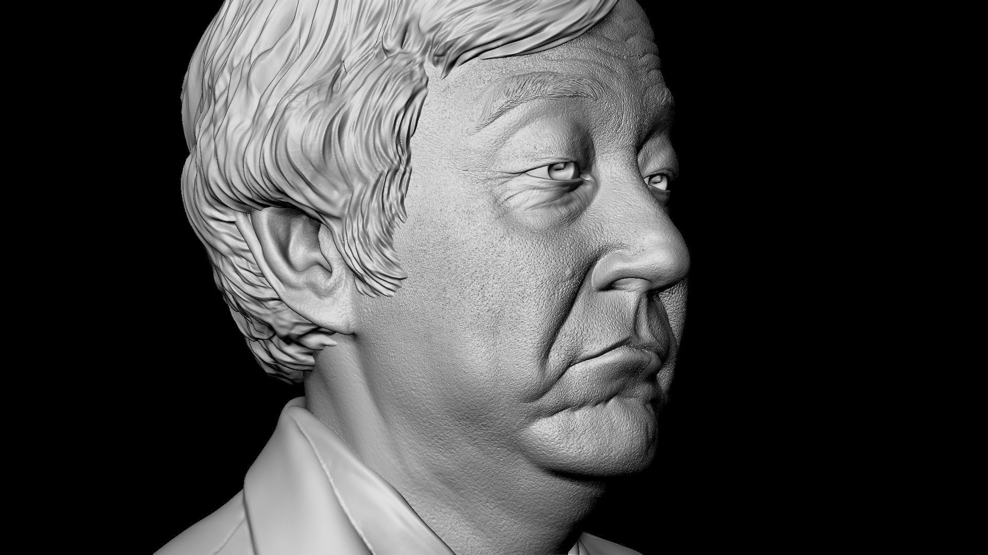 Satoshi Nakamoto 3D model 3D printable | CGTrader