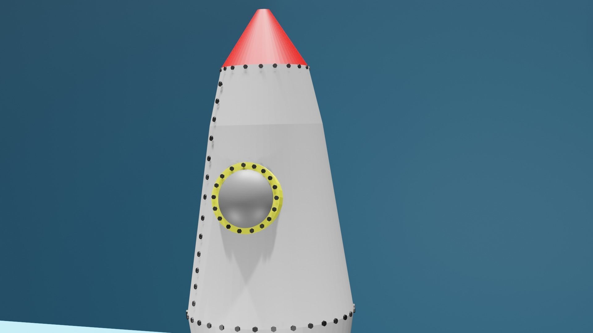 3D model Low poly 3d model of a rocket VR / AR / low-poly | CGTrader