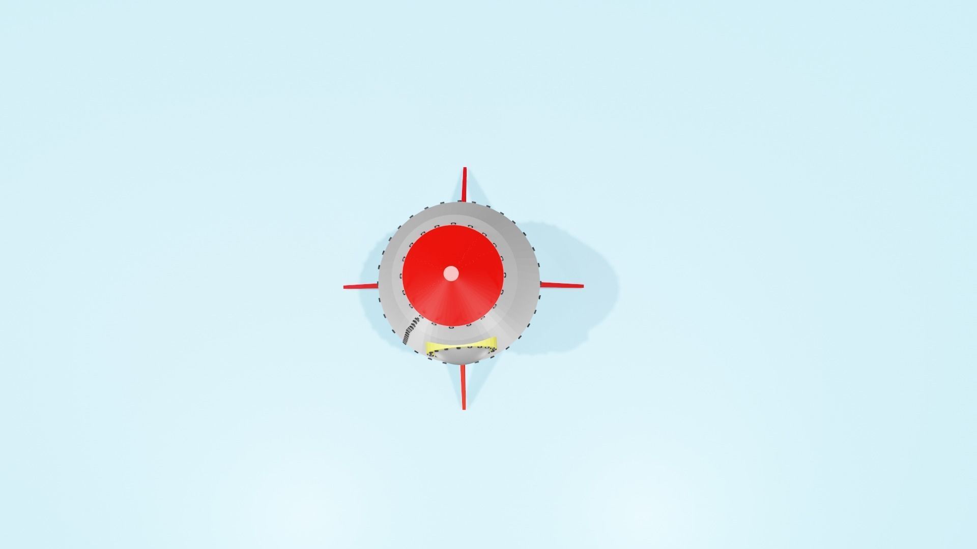 3D model Low poly 3d model of a rocket VR / AR / low-poly | CGTrader