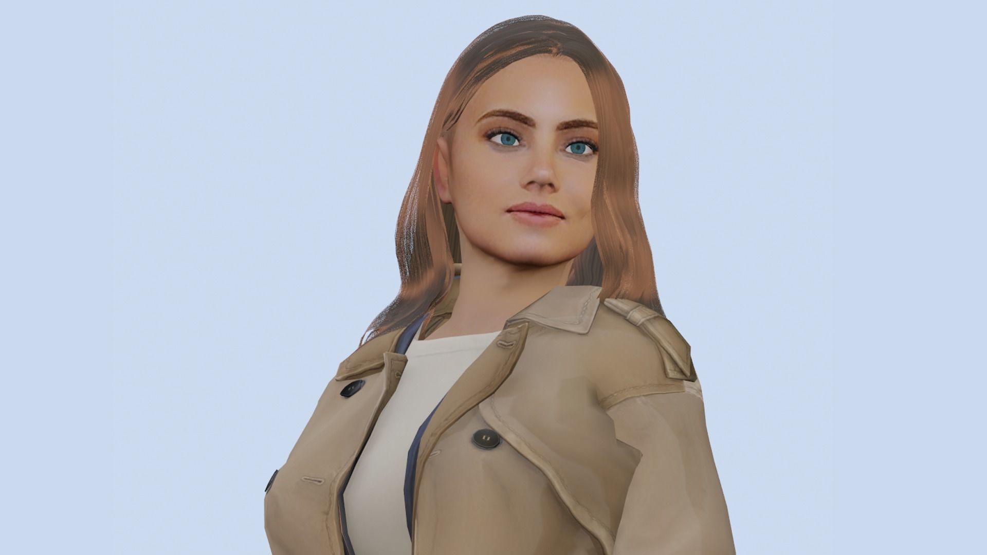 3D model VR PBR FEMALE AVATAR CHARACTER FAYE 3D MODEL CHEAP PRICE VR VR ...