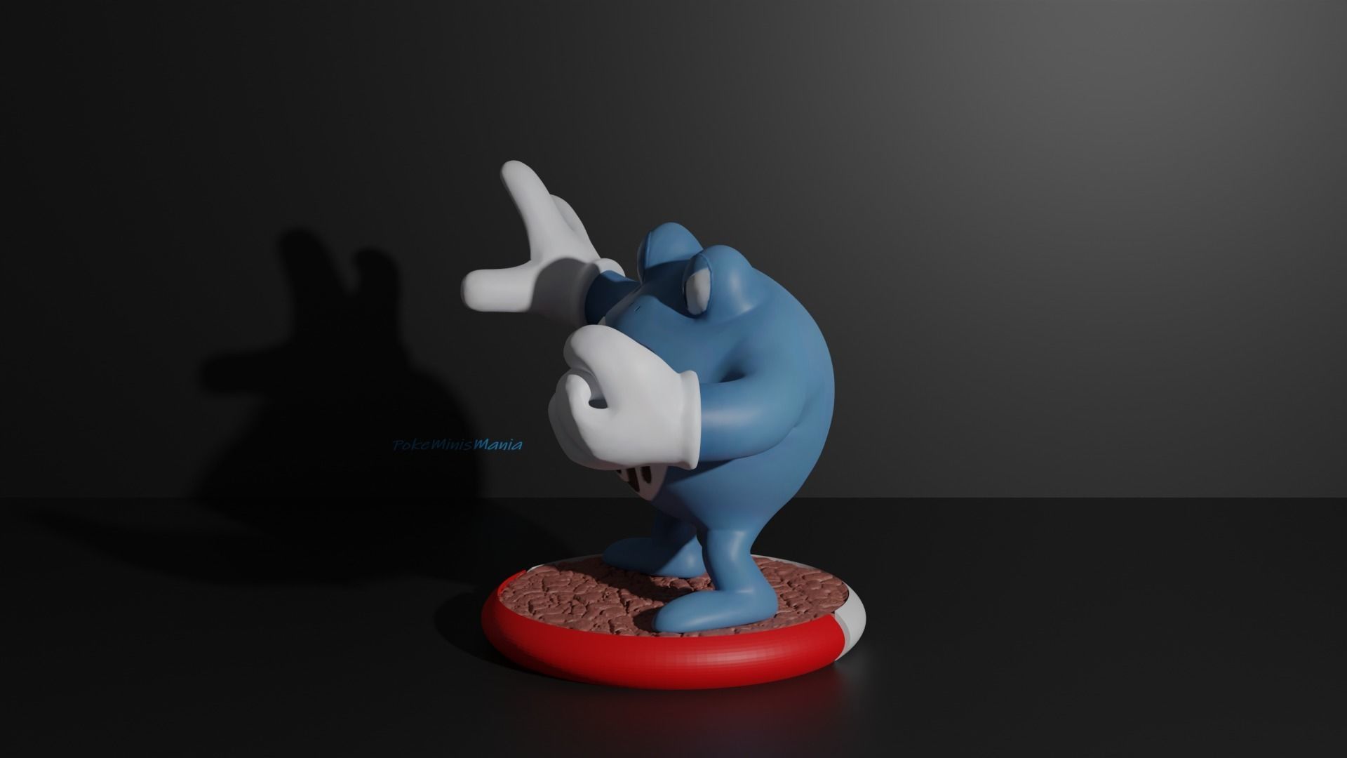 Poliwrath pokemon 3D print model 3D model 3D printable | CGTrader