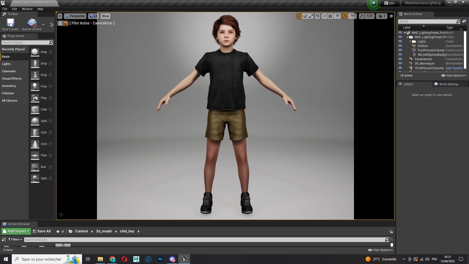 3D model Leo - Realistic Child Boy 3D Model with Beautiful Smile VR ...