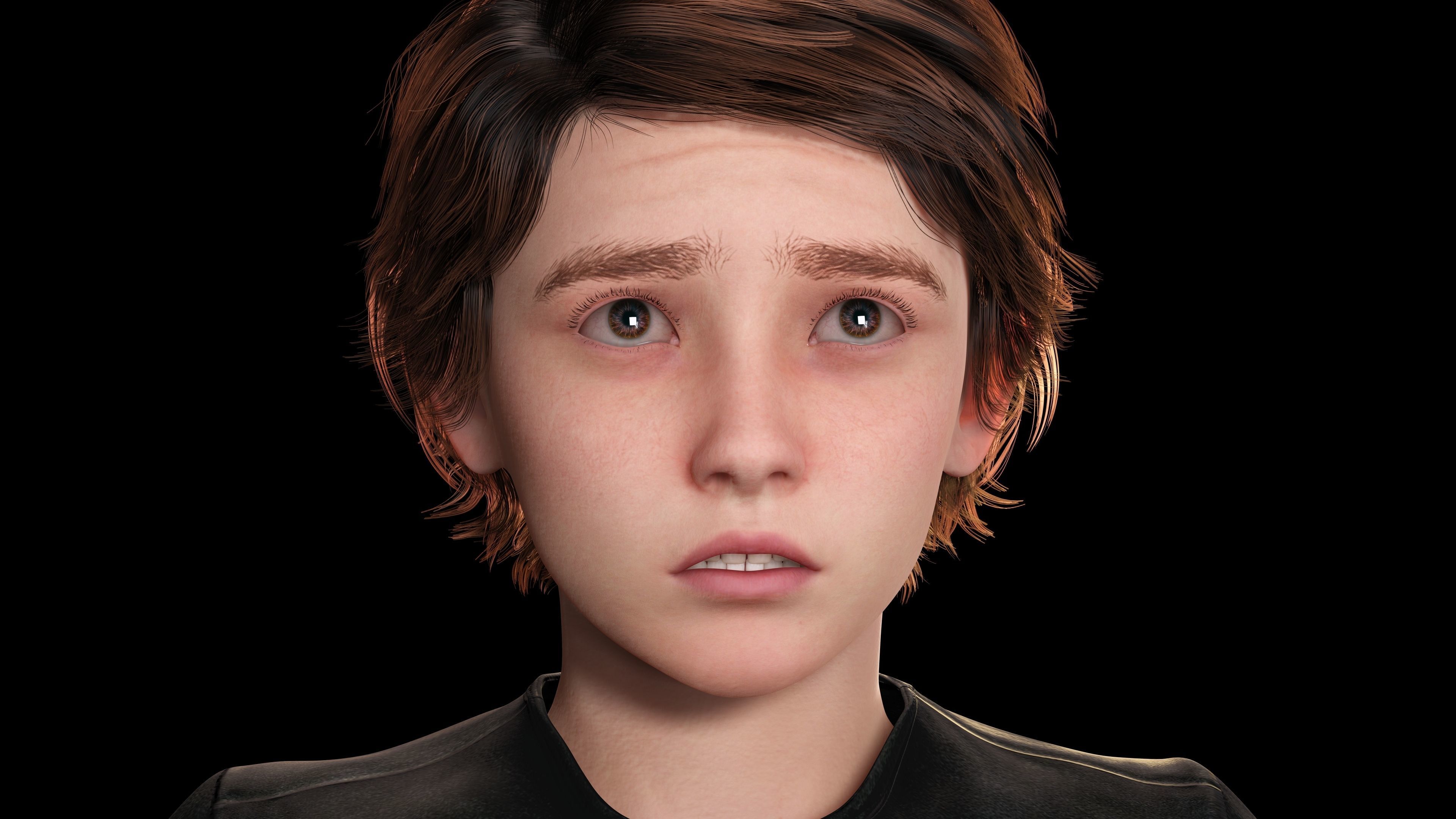 3D model Leo - Realistic Child Boy 3D Model with Beautiful Smile VR ...