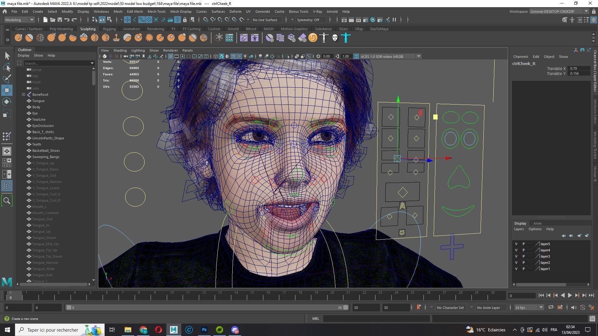 3D model Leo - Realistic Child Boy 3D Model with Beautiful Smile VR ...