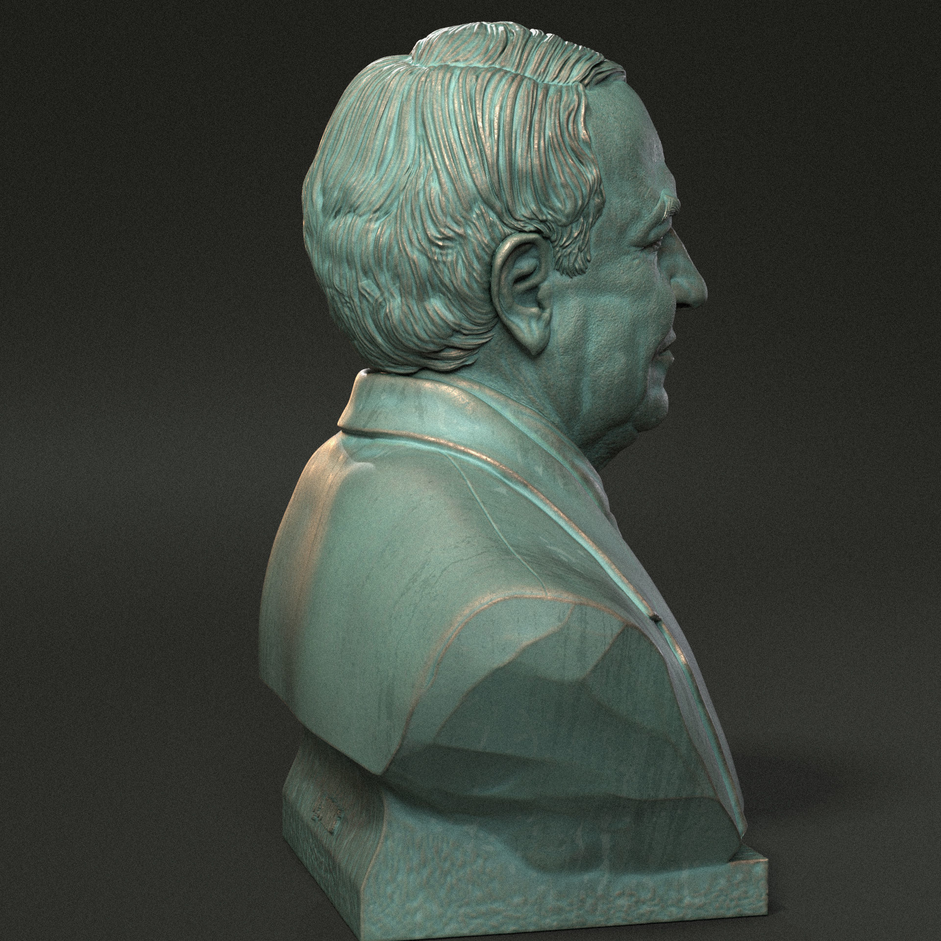 Thomas Edison 3D model 3D printable | CGTrader