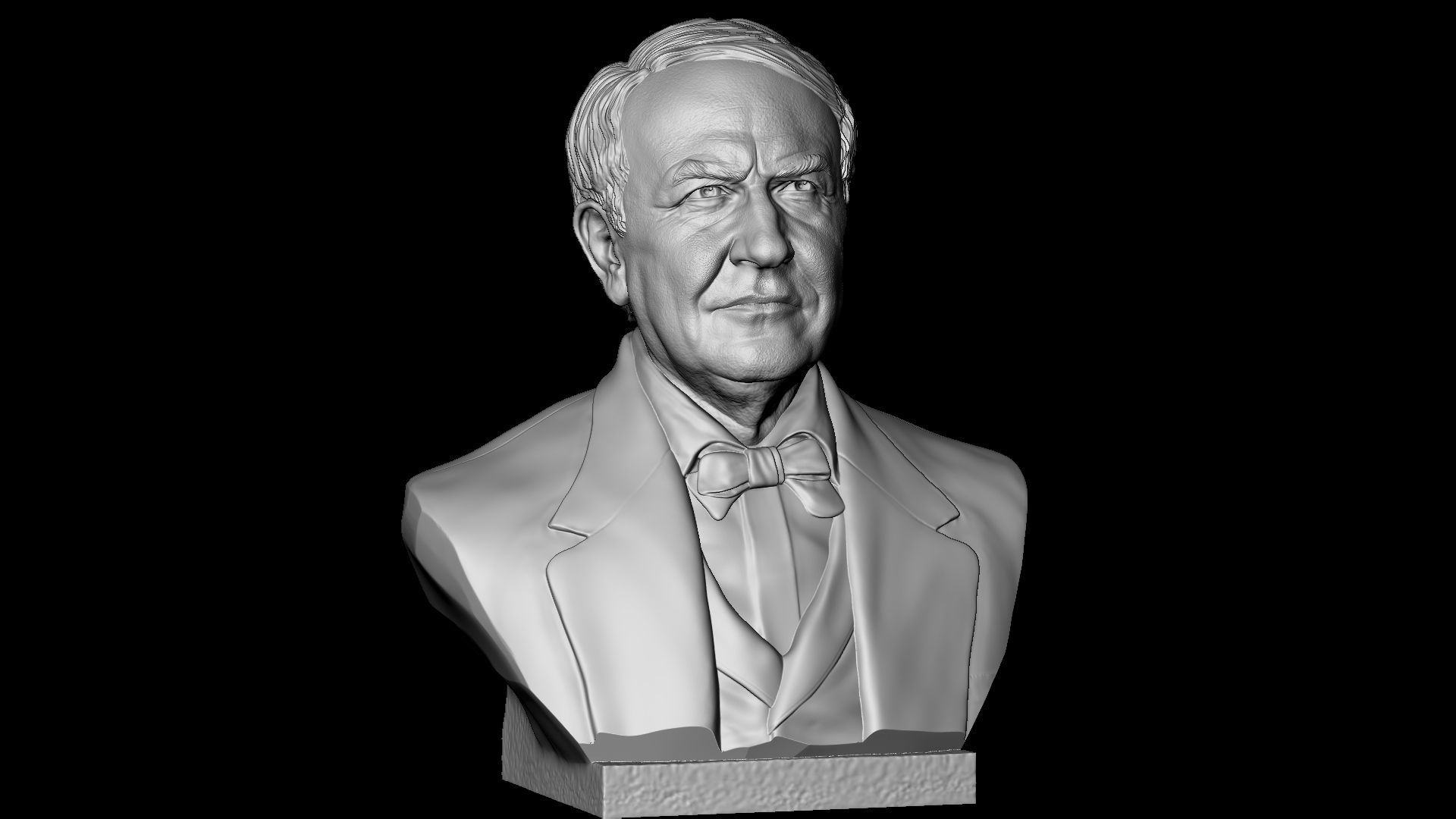 Thomas Edison 3D model 3D printable | CGTrader